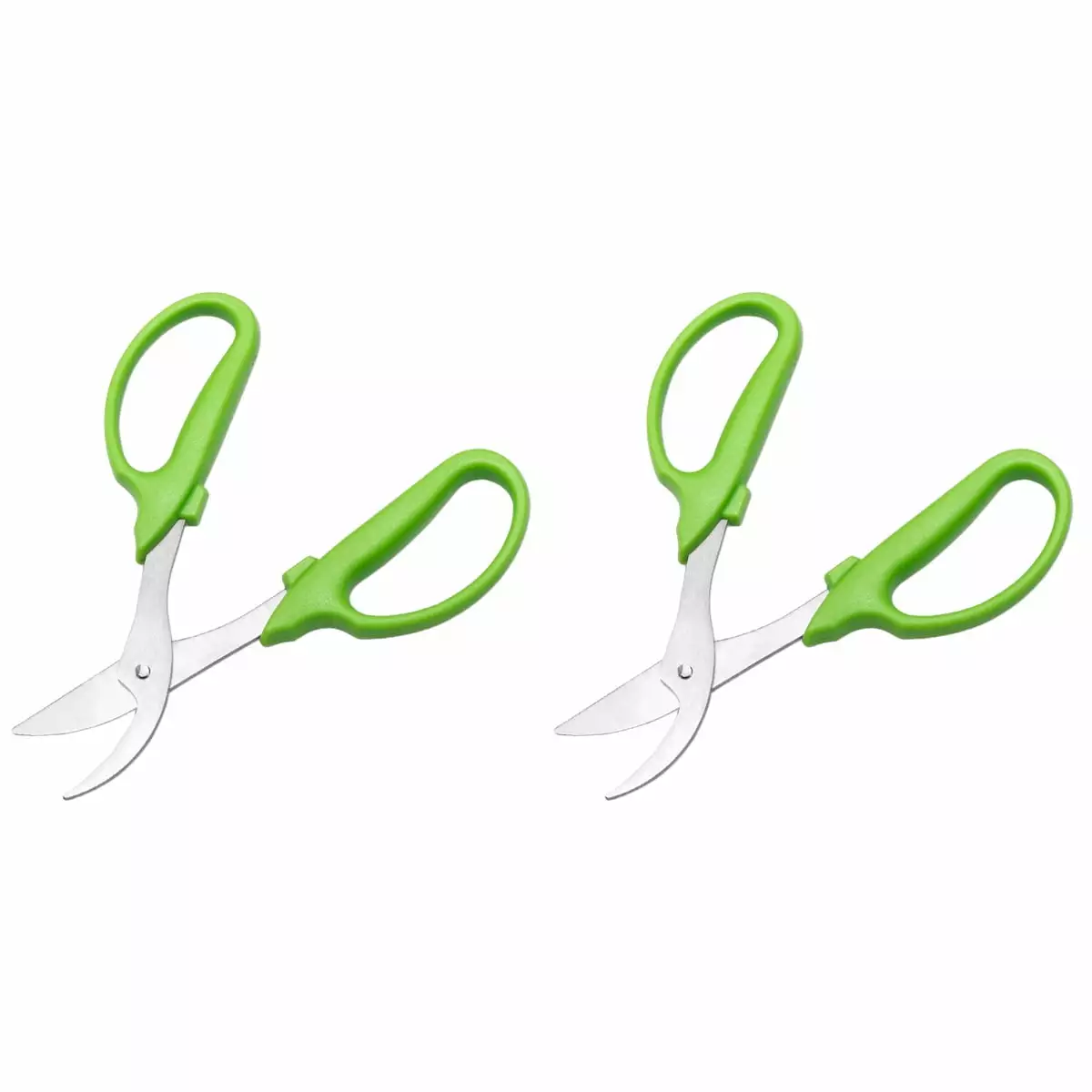 2 Count Scissors Garden Shear Clippers Plant Cutter Stainless Steel ...