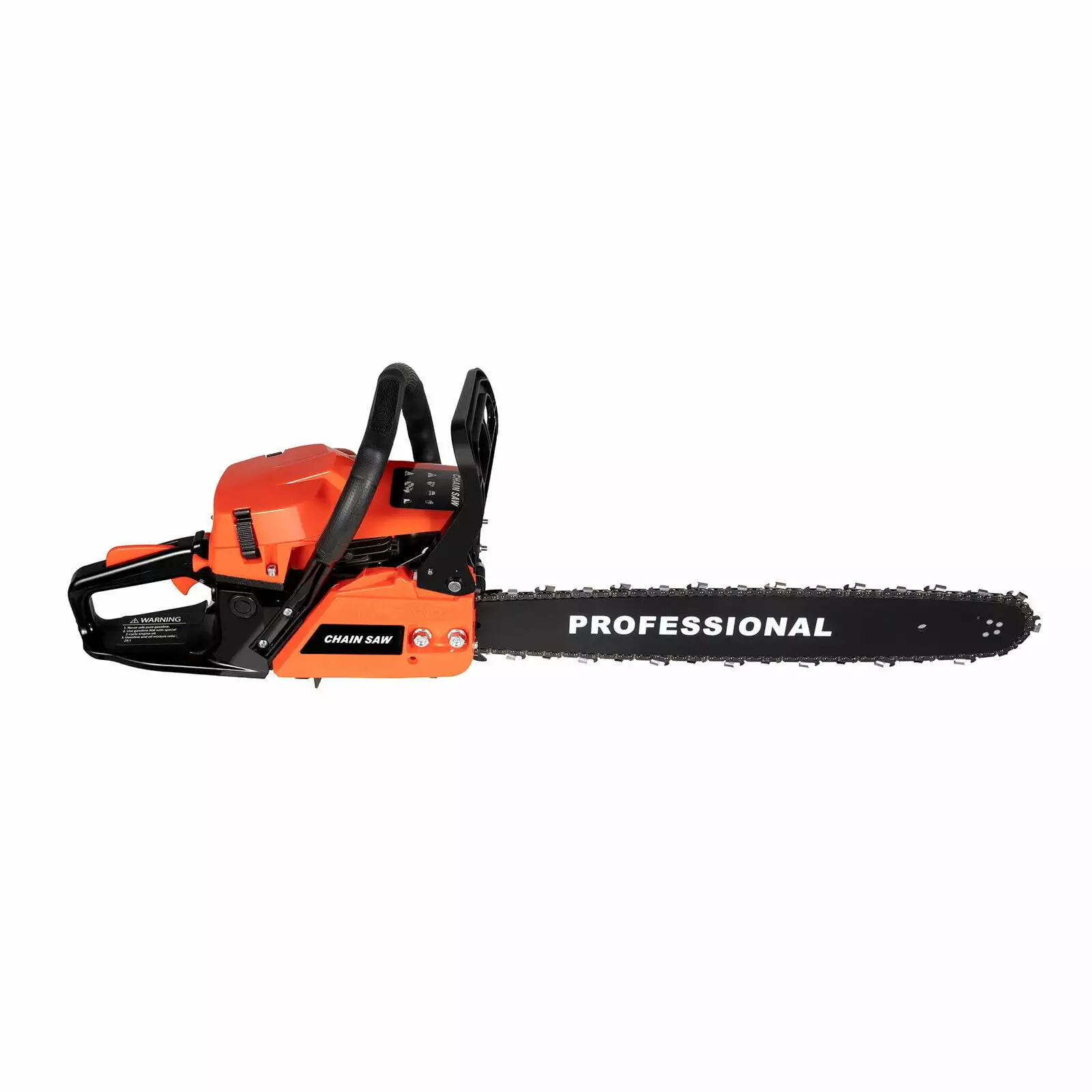 2 Stroke Gasoline Chainsaw 20 Bar Powered Engine Wood Cutting Gas Chain ...