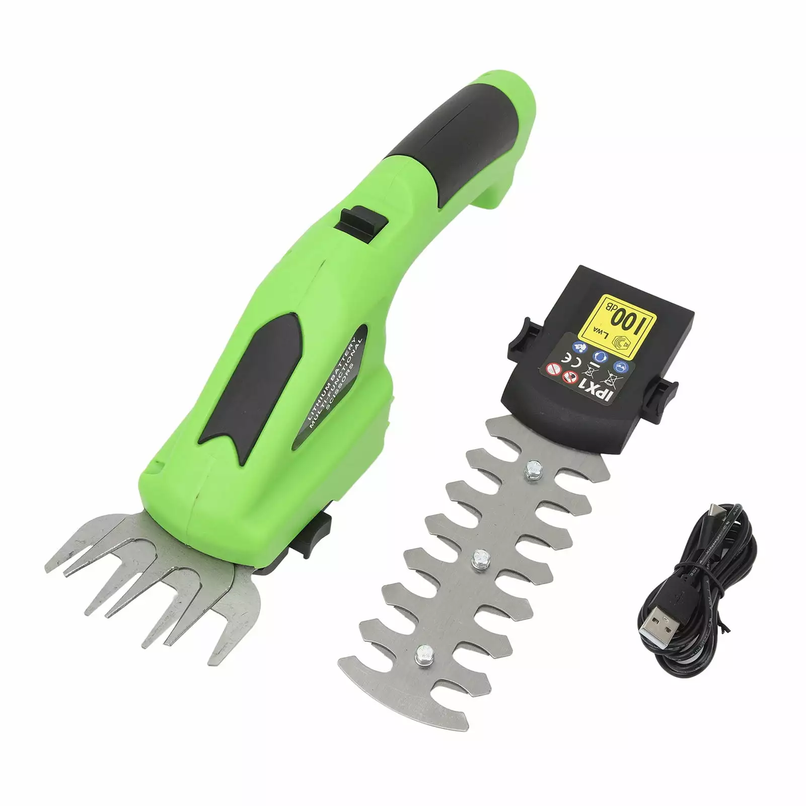 2024 Cordless Hedge Trimmer Electric Shrub Shears Handheld Grass ...