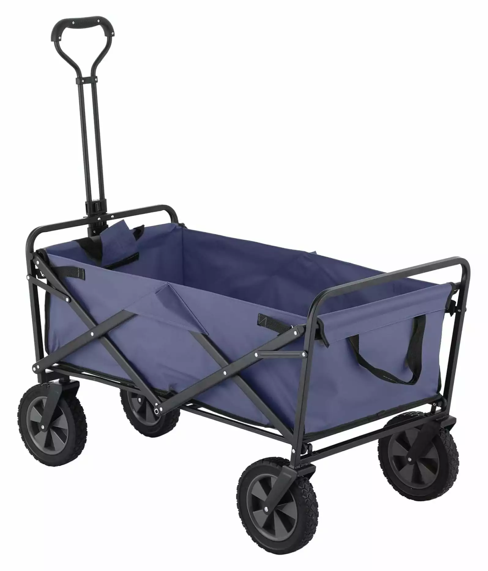 220 Lbs Capaticy Folding Wagon. Utility Garden Cart Collapsible With ...