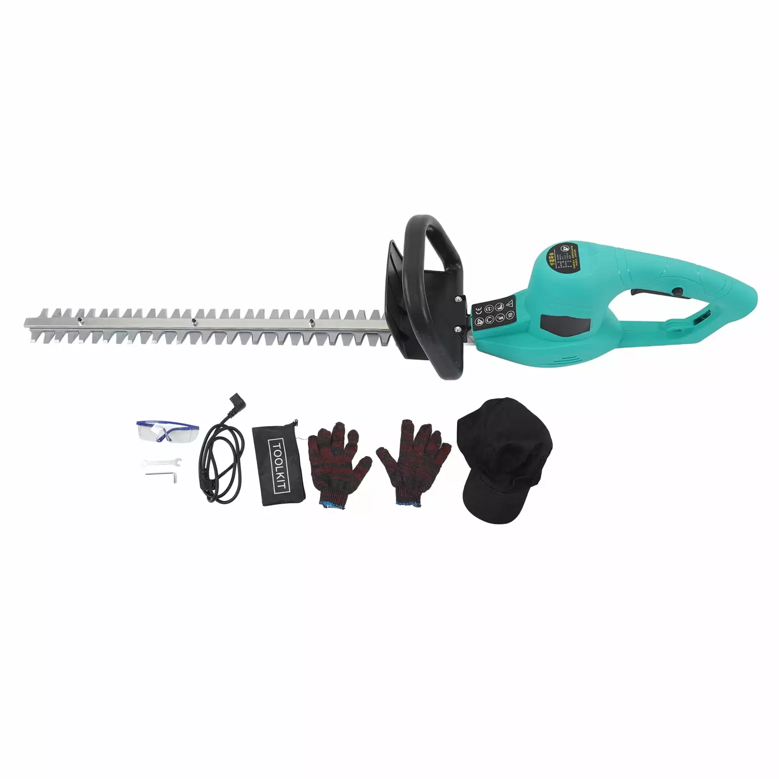 24V Double Blade Cordless Hedge Trimmer 800W Grass Trimmer DC Electric ...
