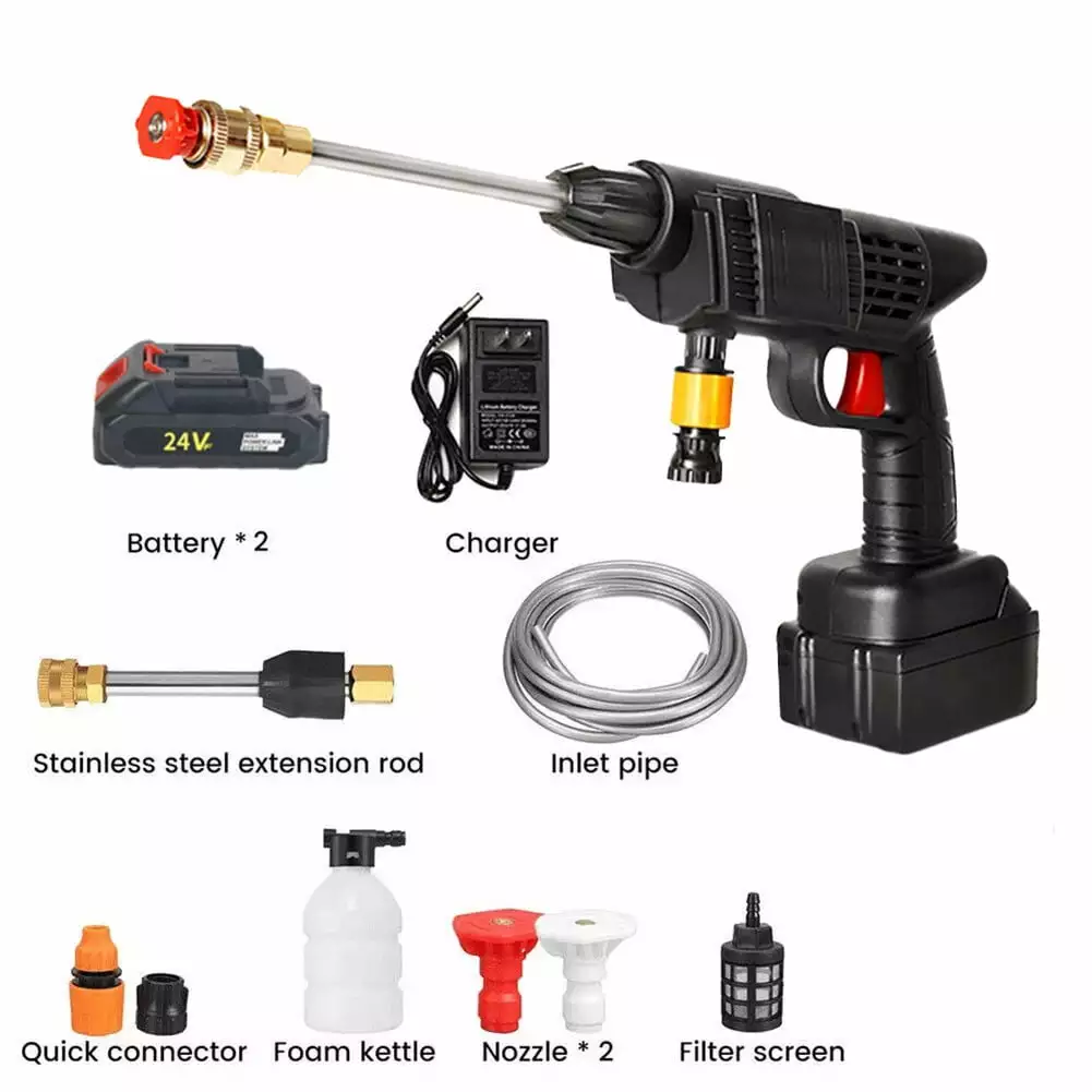 24V Electric Pressure Washer Cordless Pressure Washer Watering Rinsing ...