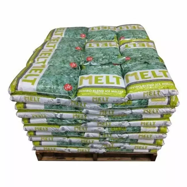 25 Lbs. Luxury Enviro Blend Ice Melter With Cma Pallet Of 100 Bags ...