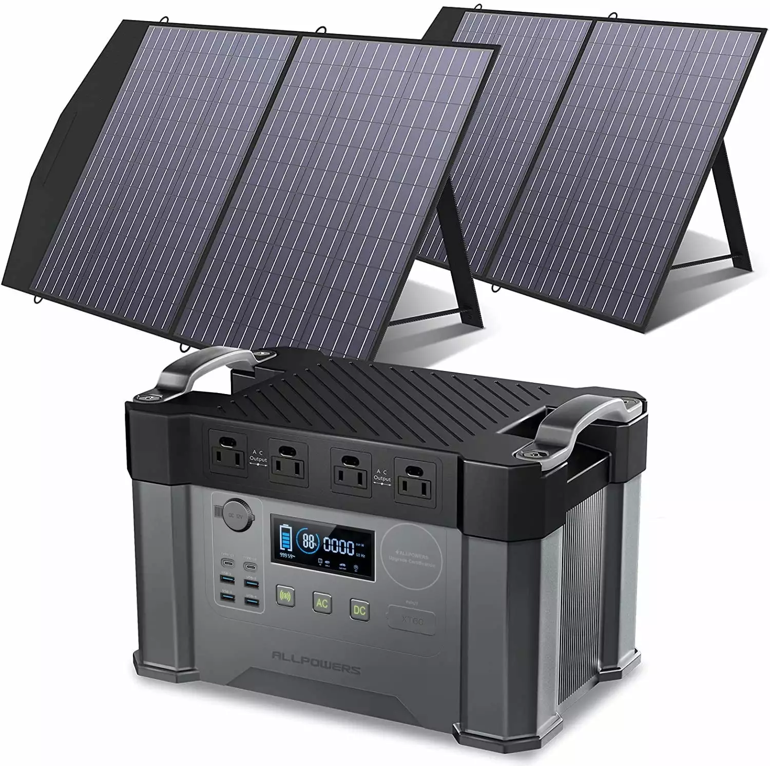 ALLPOWERS S2000 Solar Generator Kit. Include 2000W 1500Wh Travel ...