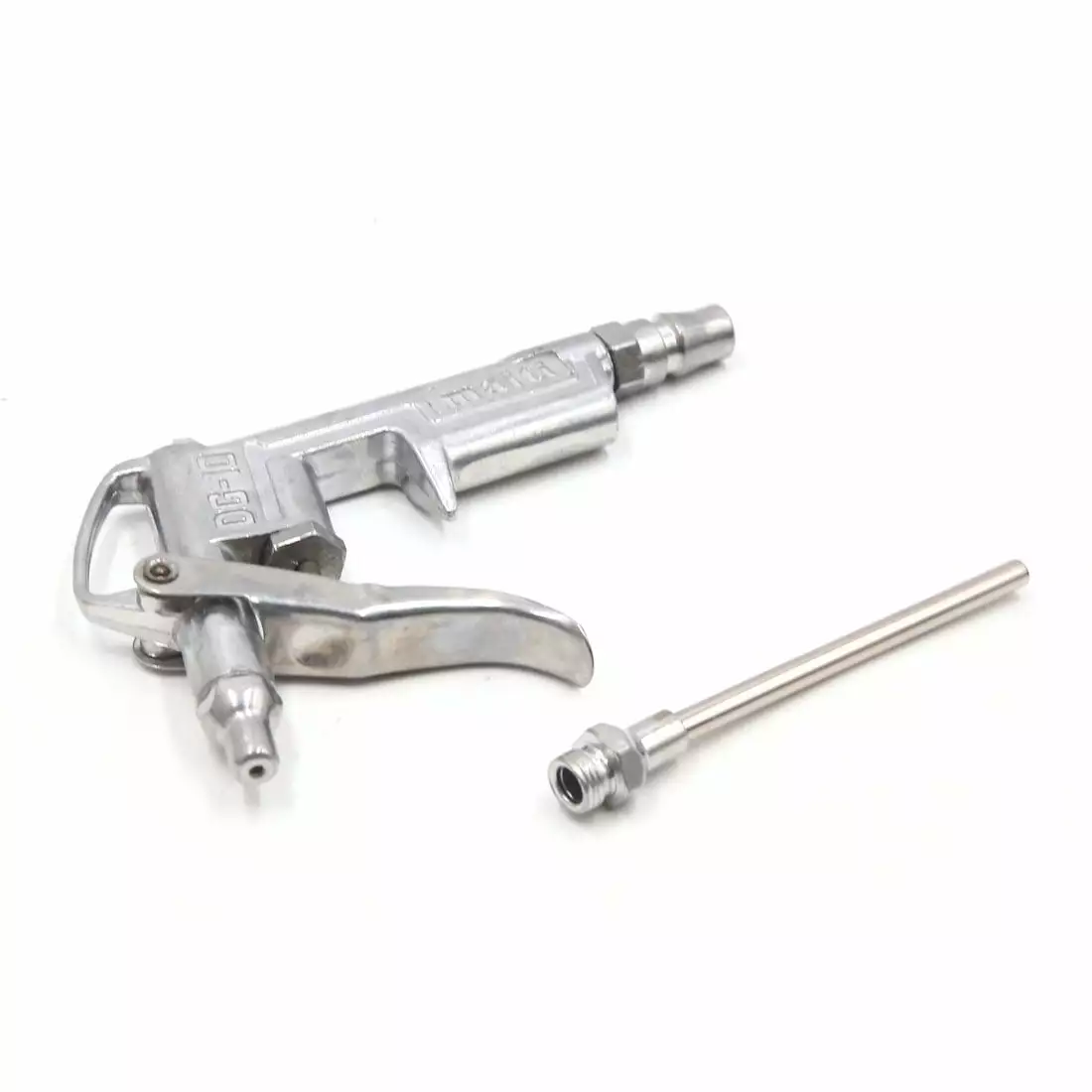 Air Duster Compressor Gun Dust Removing Nozzle Cleaner Tool Silver Tone ...
