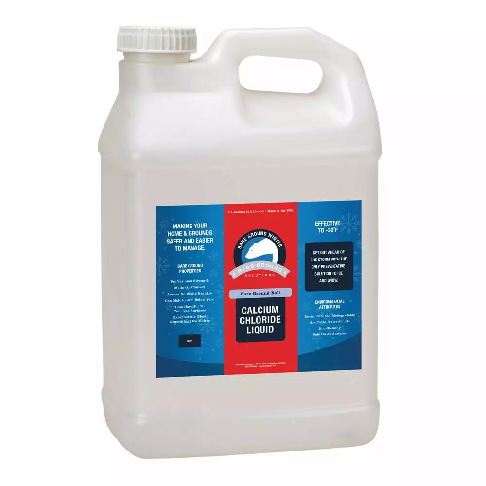 Bare Ground Bolt Liquid Calcium Chloride (2.5 Gallon) - Outdoor Power ...