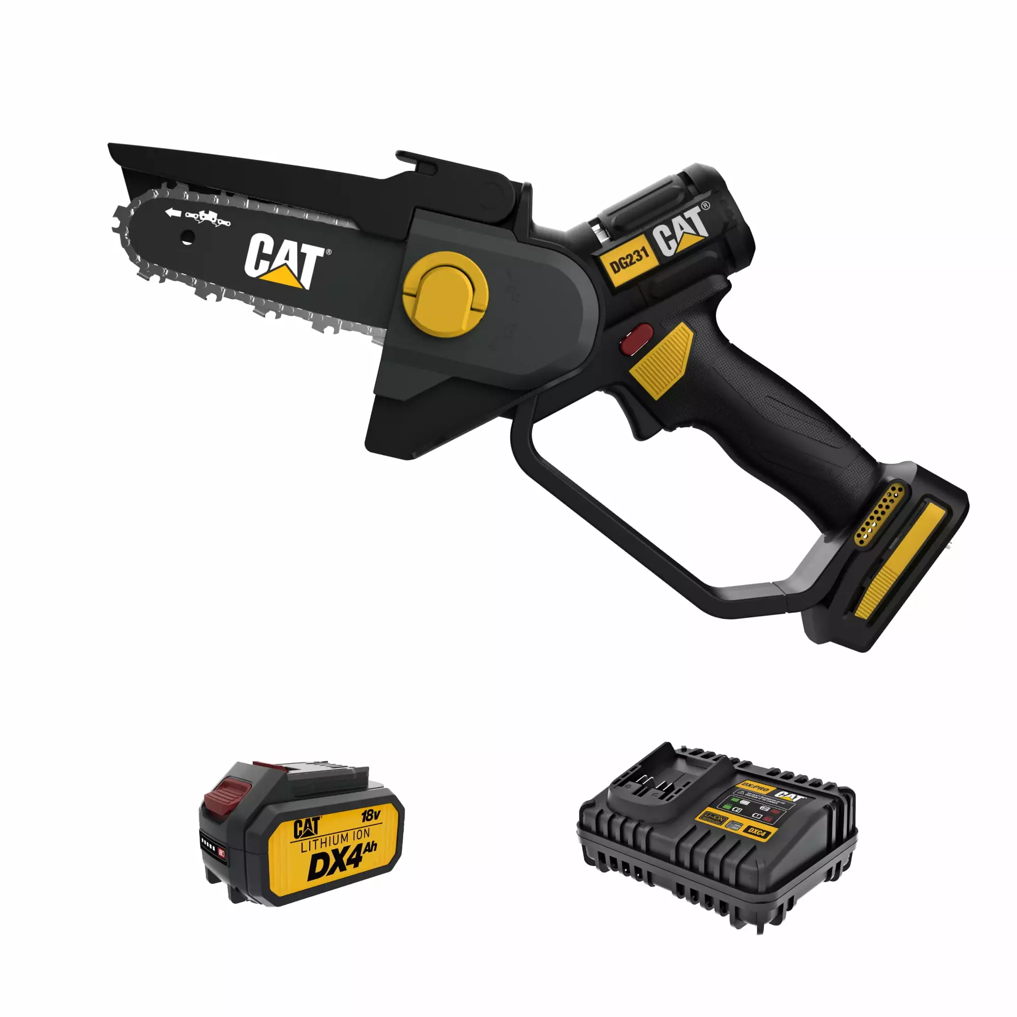 Caterpillar Cat DG231 18V Brushless 5 Pruning Saw (Battery & Charger ...