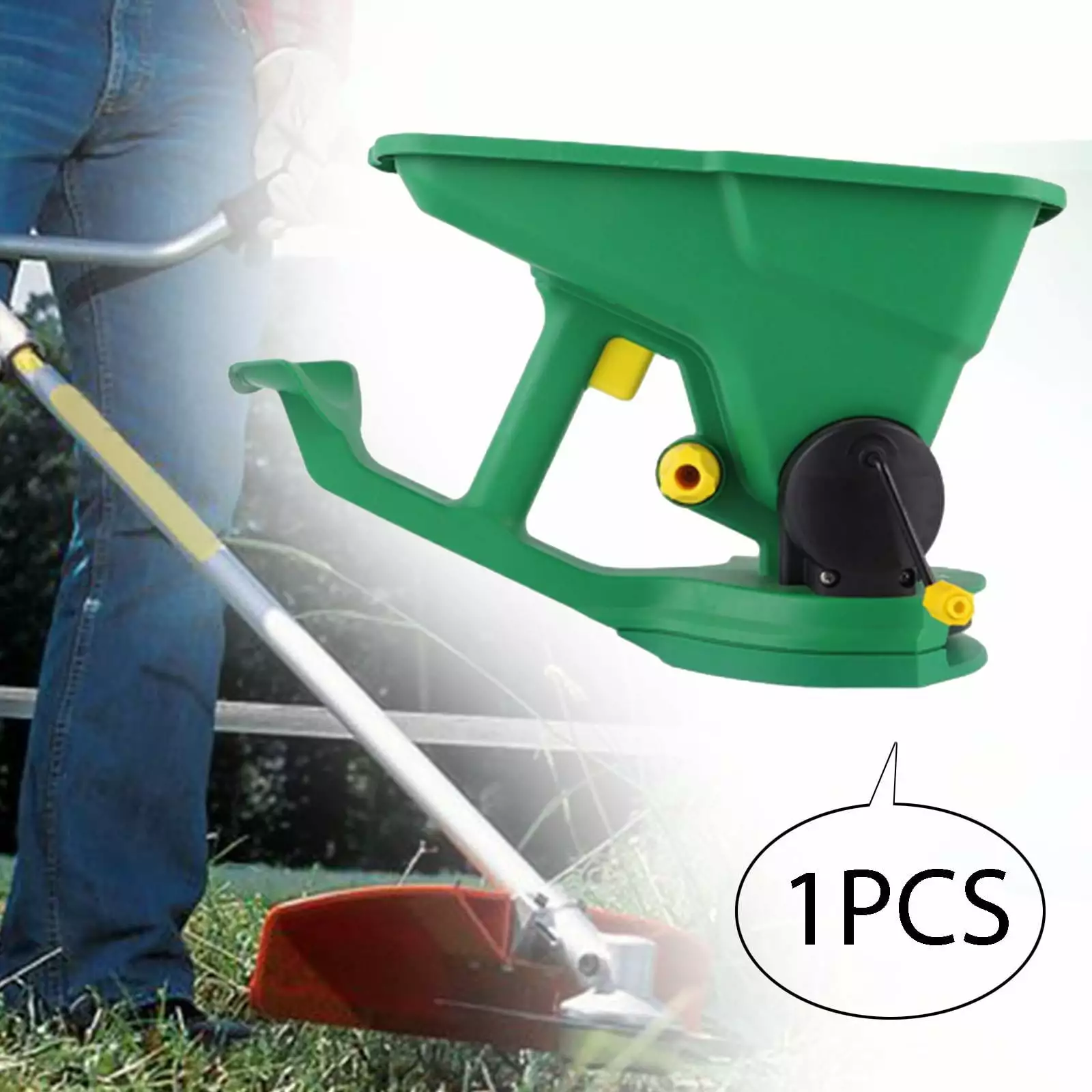 Colaxi Hand Held Seed Spreader S Spreader 1.5L Garden Supplies ...