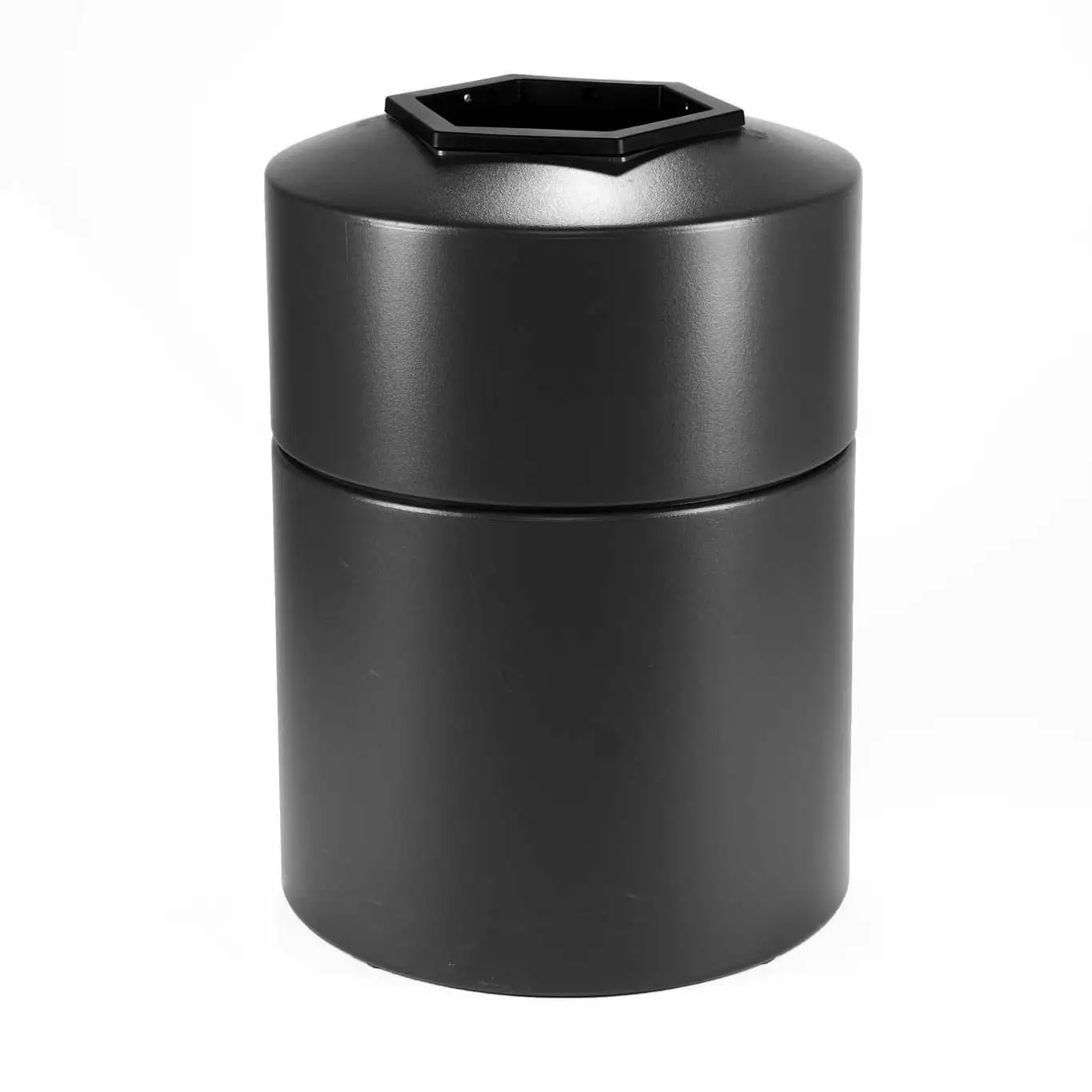 Commercial Zone 730101 Round Open-Top 45 Gallon Waste Trash Container ...