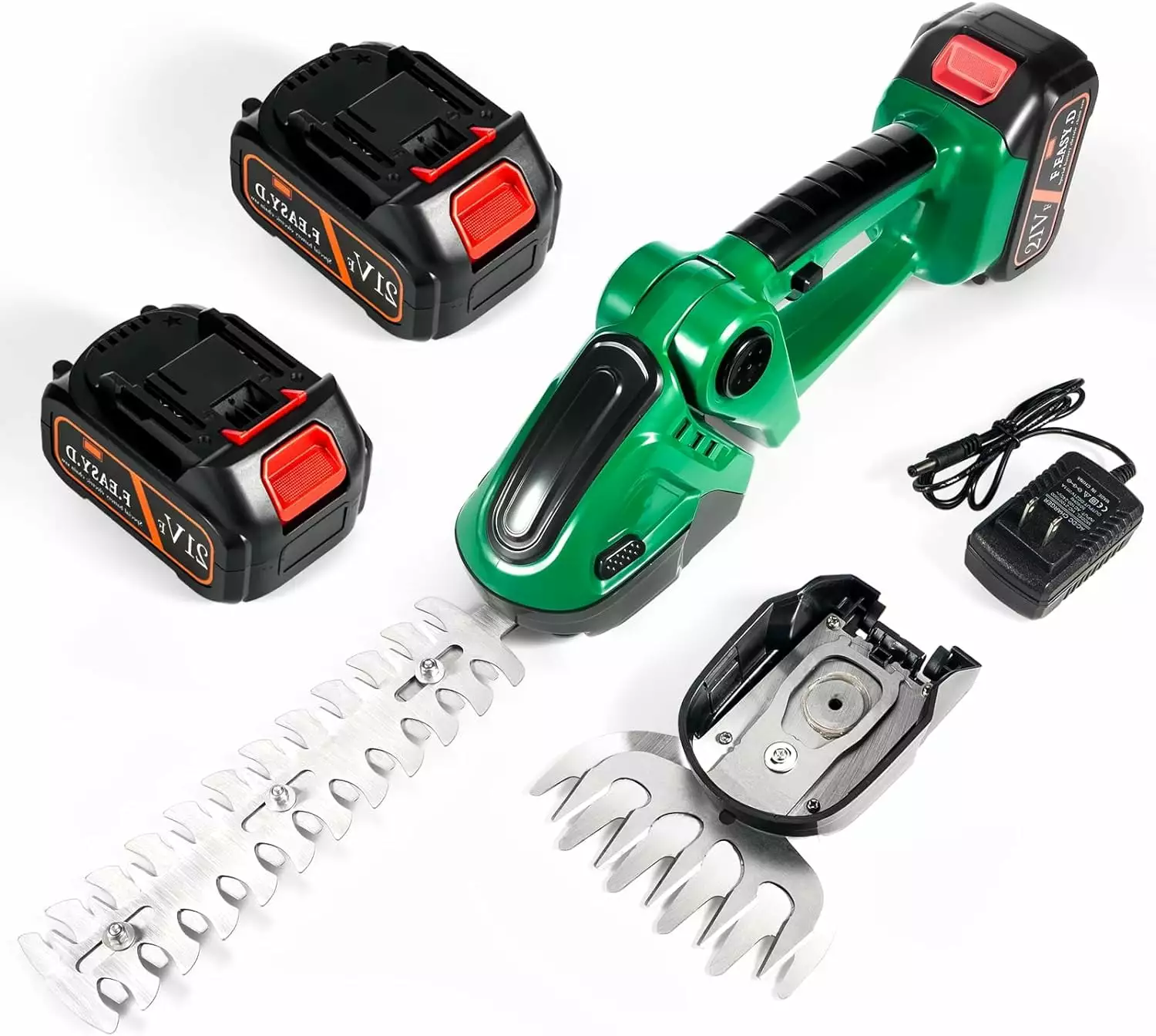 Convenient Mini Hedge Trimmer Cordless Grass Shears 21V Handheld Cutter ...