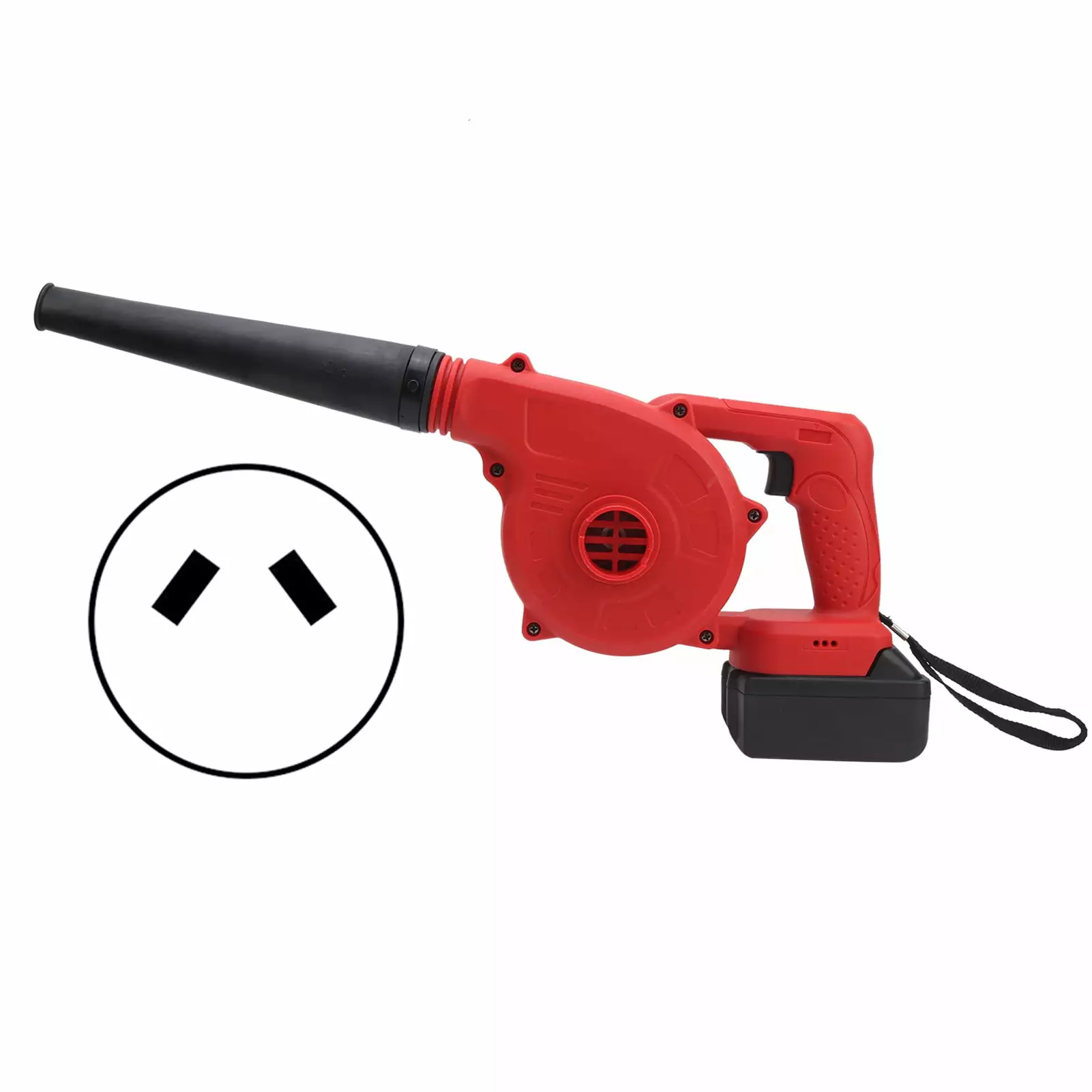 Cordless Blower Lithium Electric Blow Suction Dual Use Computer Dust ...