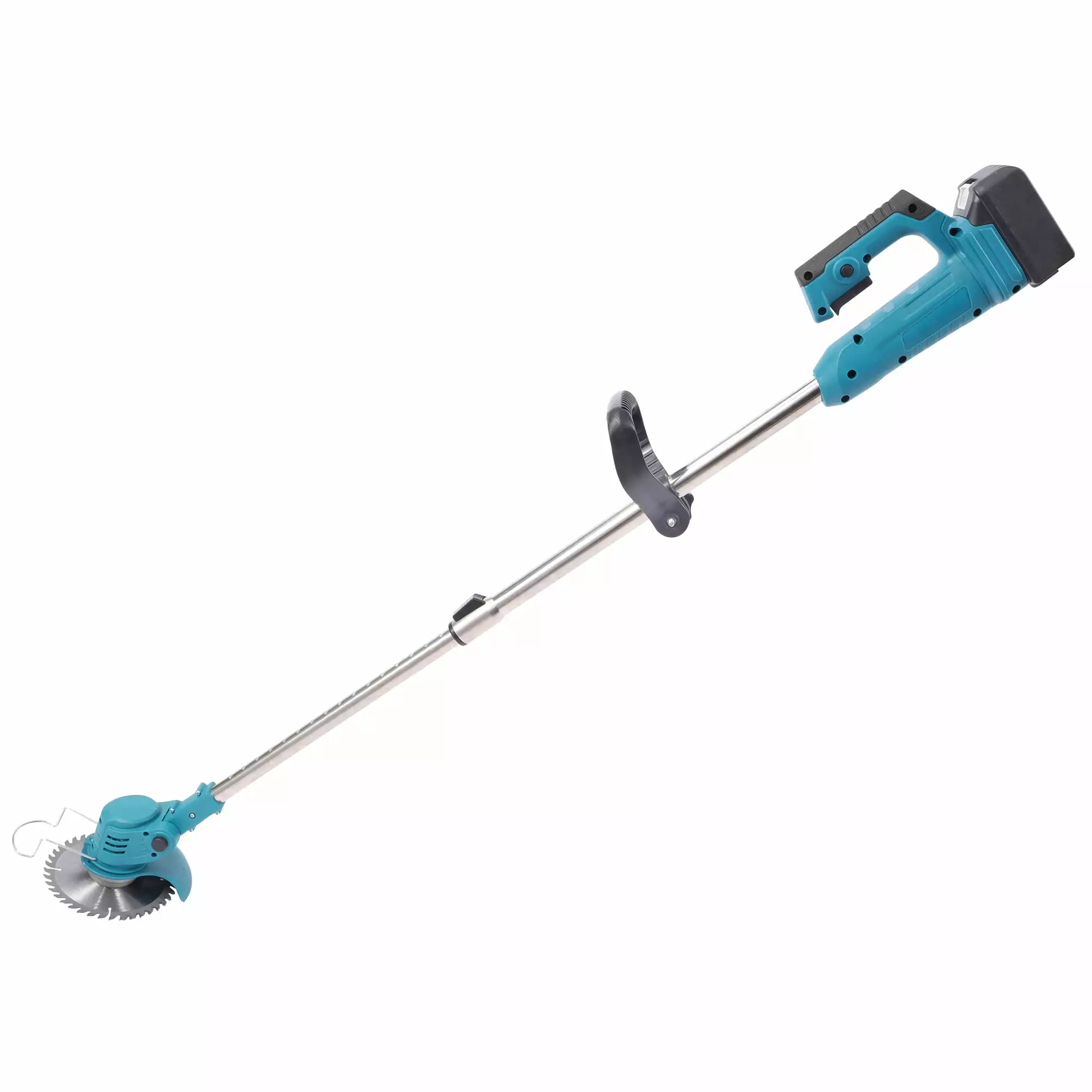 Cordless String Trimmer Battery-Powered Electric Grass Cutter With 2 ...