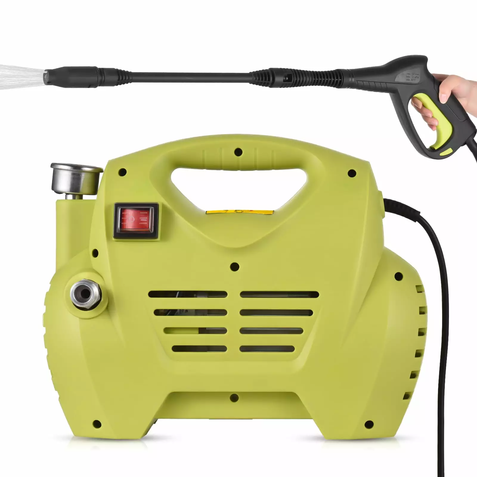 Dcenta Cleaning Machine: Electric Pressure Washer 1300 PSI Max ...
