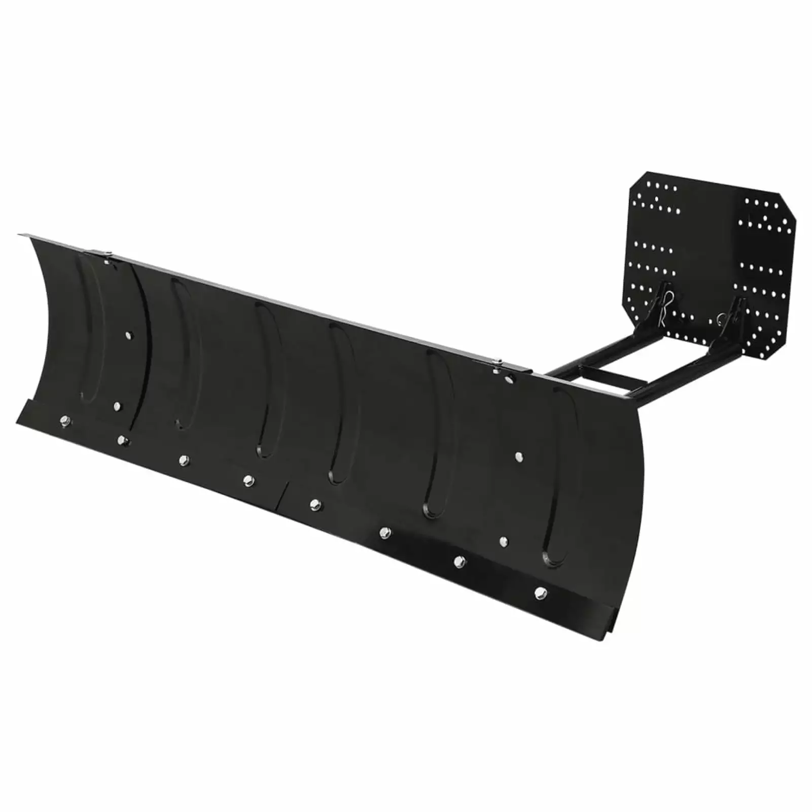 Dcenta Snow Plough Angles Adjustable Powder-Coated Steel Snow Pusher ...