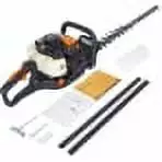 EEPHO 26cc 2 Cycle Gas Powered Hedge Trimmer . Double Sided Blade 24.recoil Gasoline Trim Blade ...
