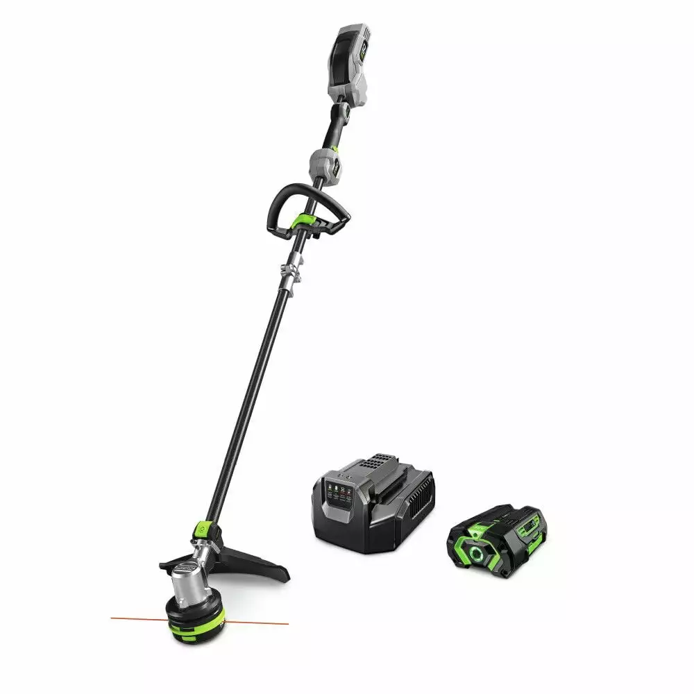 EGO ST1523S 56V Brushless Lithium-Ion 15 In. Cordless POWERLOAD String Trimmer With Carbon Fiber ...
