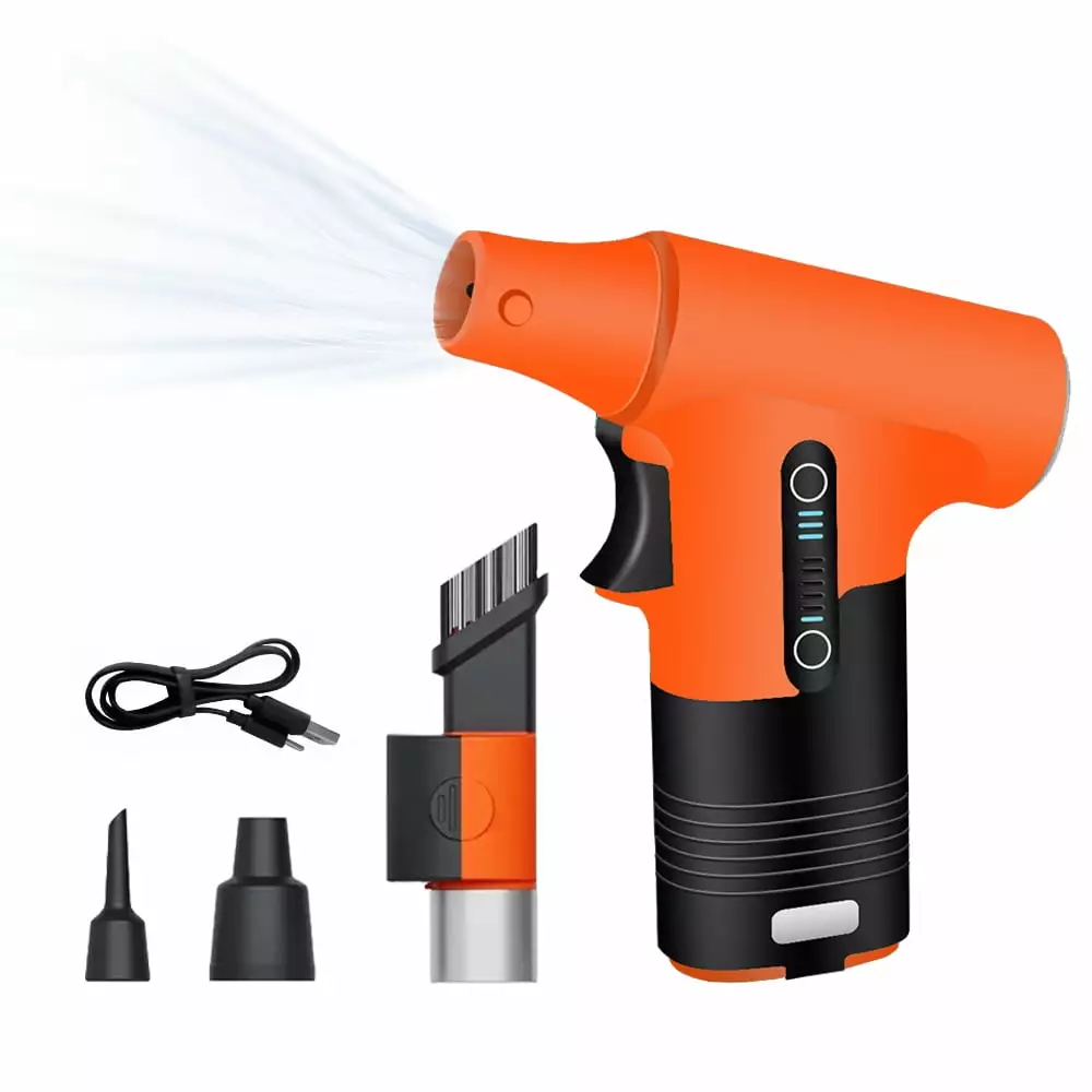 Electric Air Duster.130000rpm Turbo Handheld Compressed Dual-purpose ...