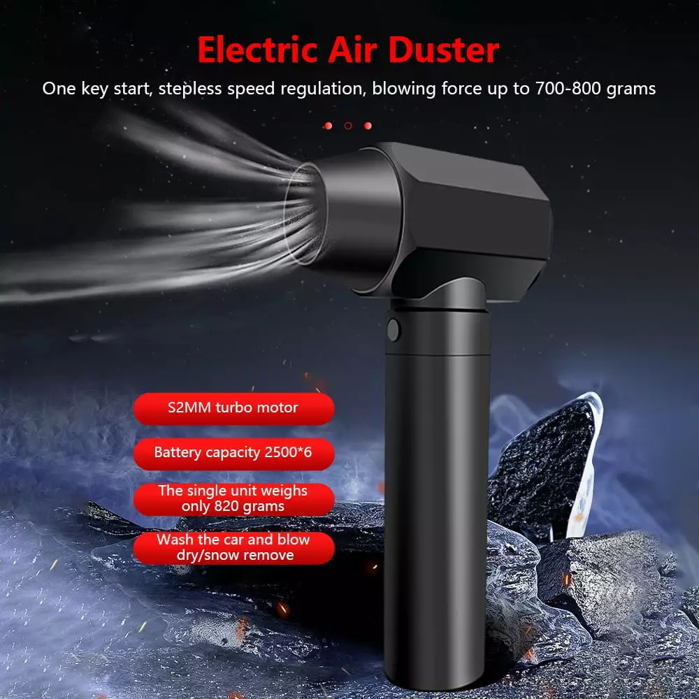 Electric Air Duster.Air Turbo Blower Travel-friendly Turbo Fan Removal ...