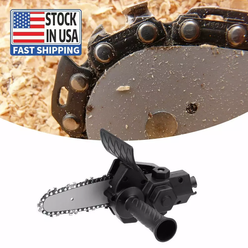 Electric Drill Modified To Electric Chainsaw Saw Power 6 Inch Tool ...