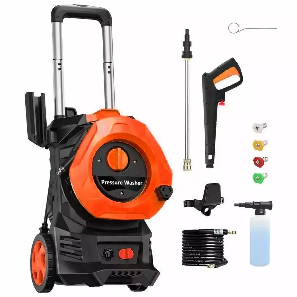 Electric Pressure Washer 3800PSI Max With Nozzles And Telescopic Handle ...