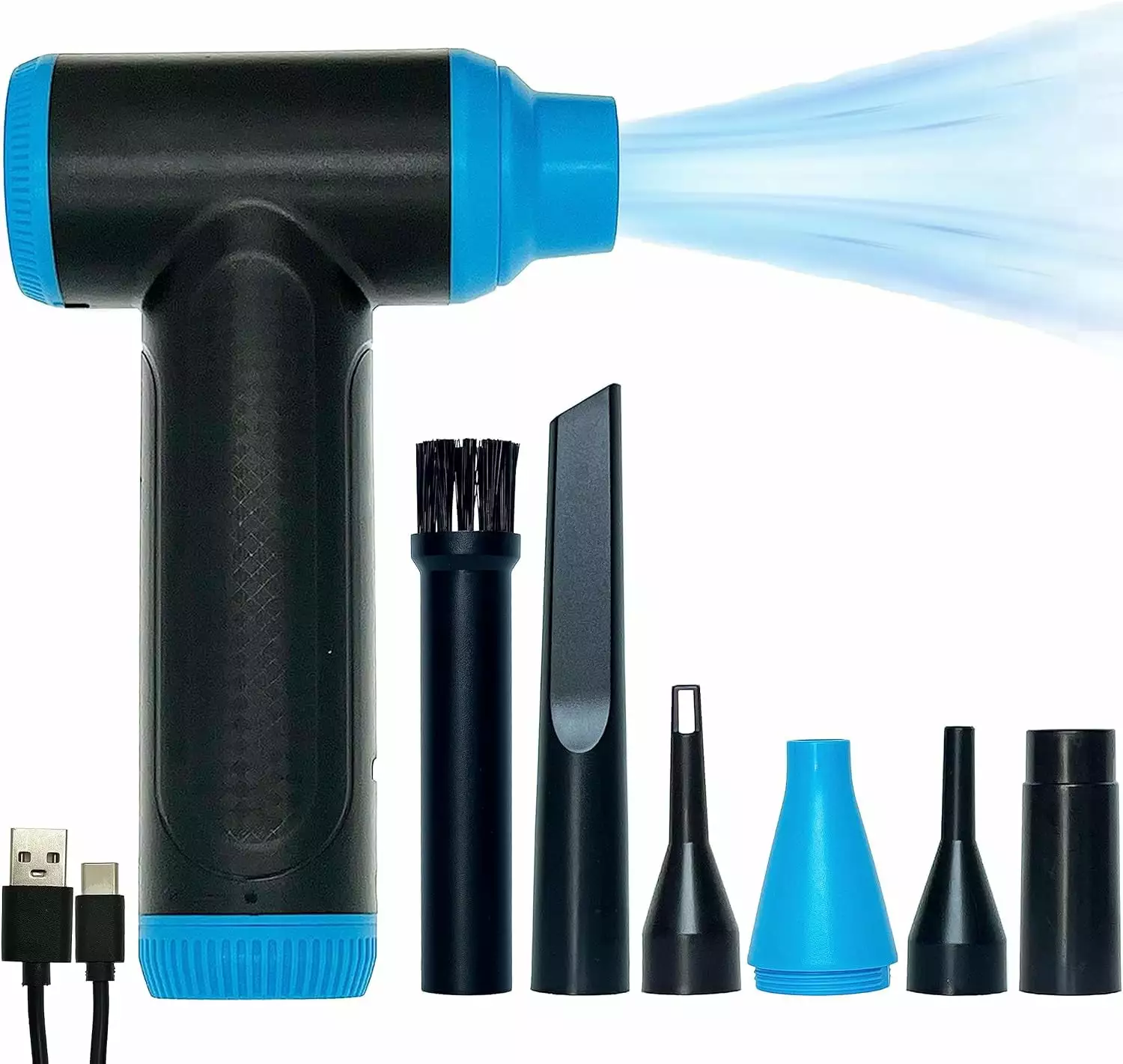 Electronic Air Blower 10000Rpm Storm Blower Rechargeable Travel ...