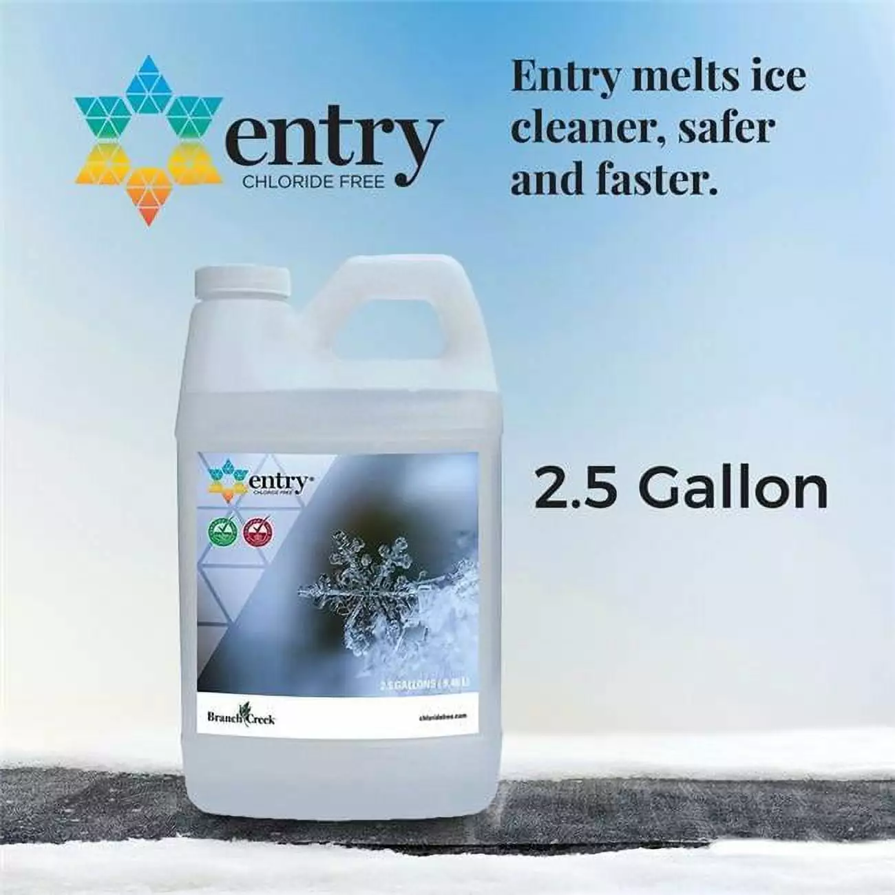 Entry 2.5 Gal Environmentally Friendly Ice Melt - Outdoor Power ...