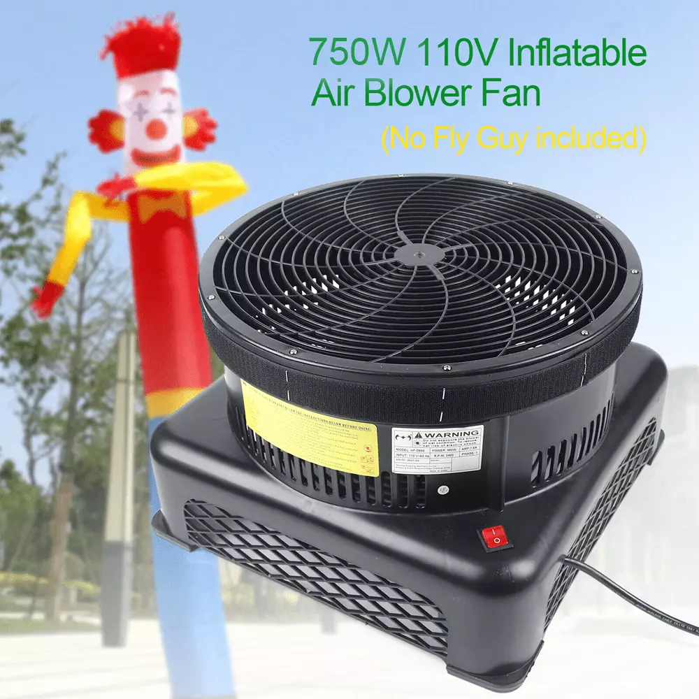 FETCOI 17.7 Inch Electric Air Blower For Inflatable Puppet Figures Wavy ...