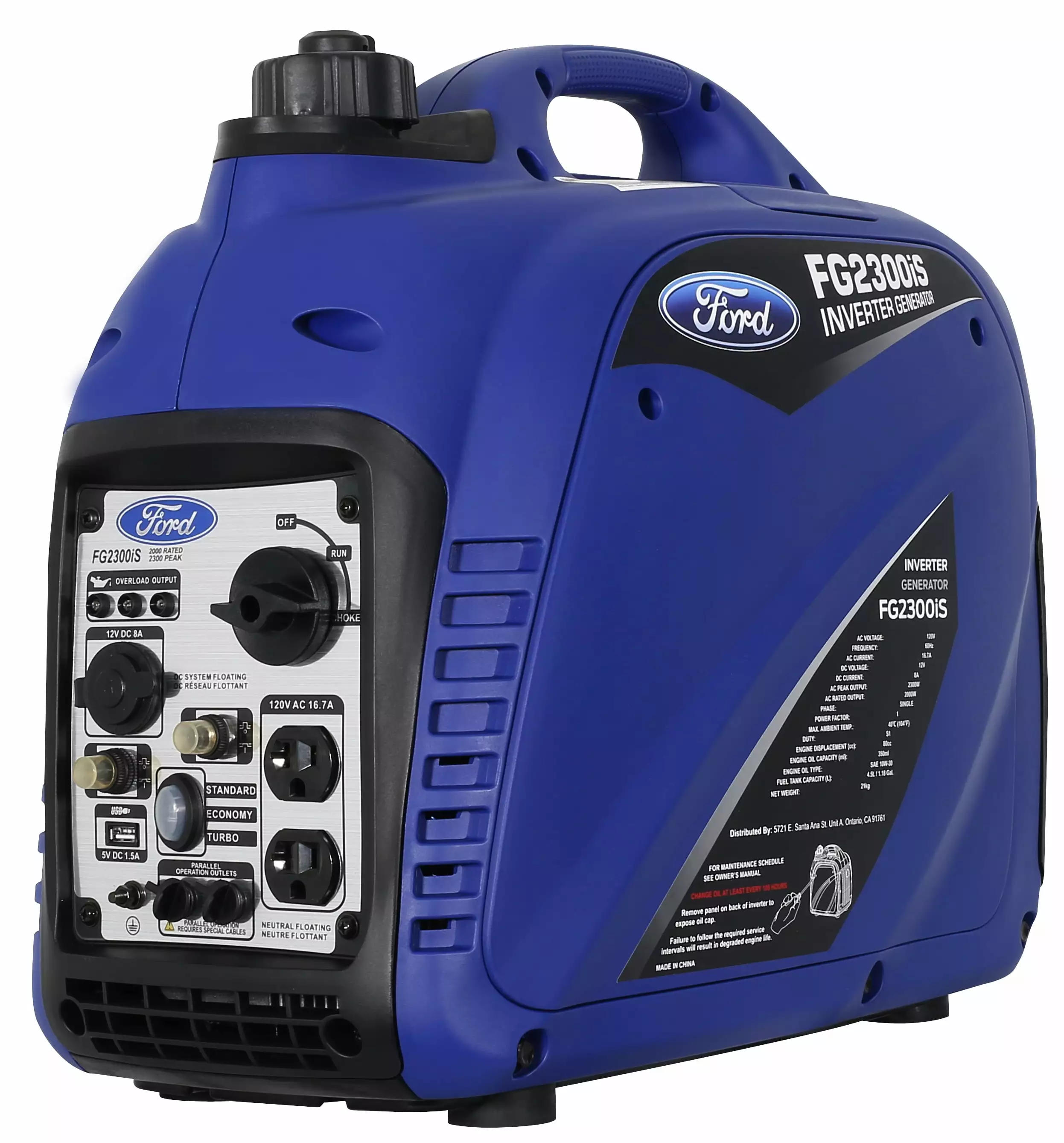 Ford 2300W Portable Inverter Generator - Outdoor Power Equipment ...