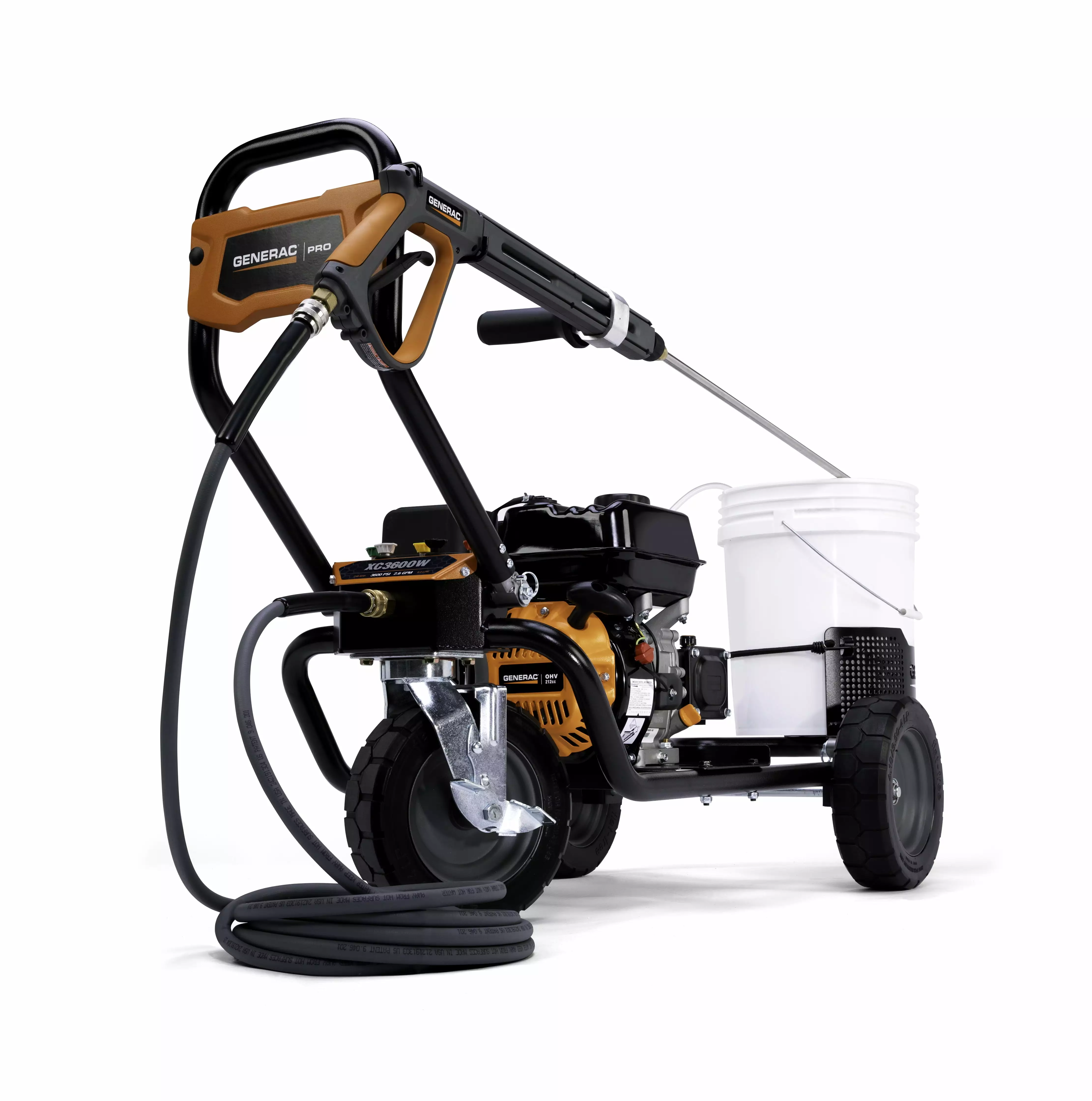 Generac 8871 3600 PSI 2.6 GPM Gas Powered Commercial Grade Pressure ...