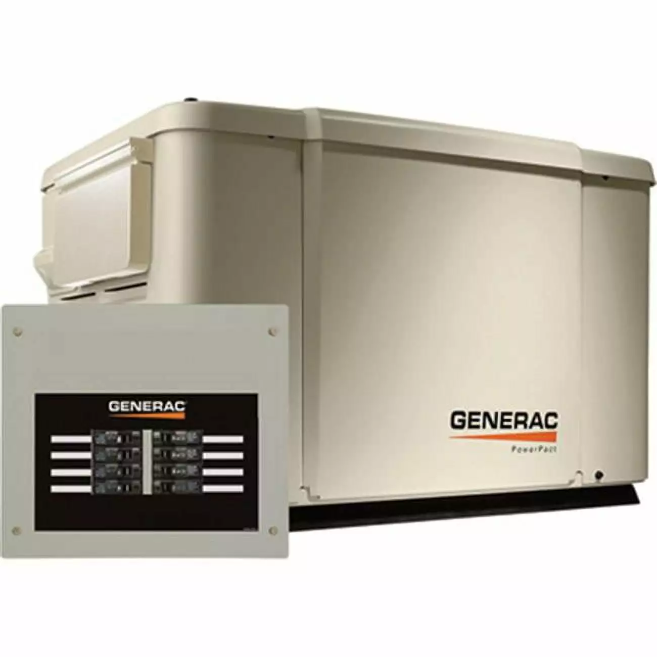 Generac PowerPact Air-Cooled Home Standby Generator - Steel Enclosure ...