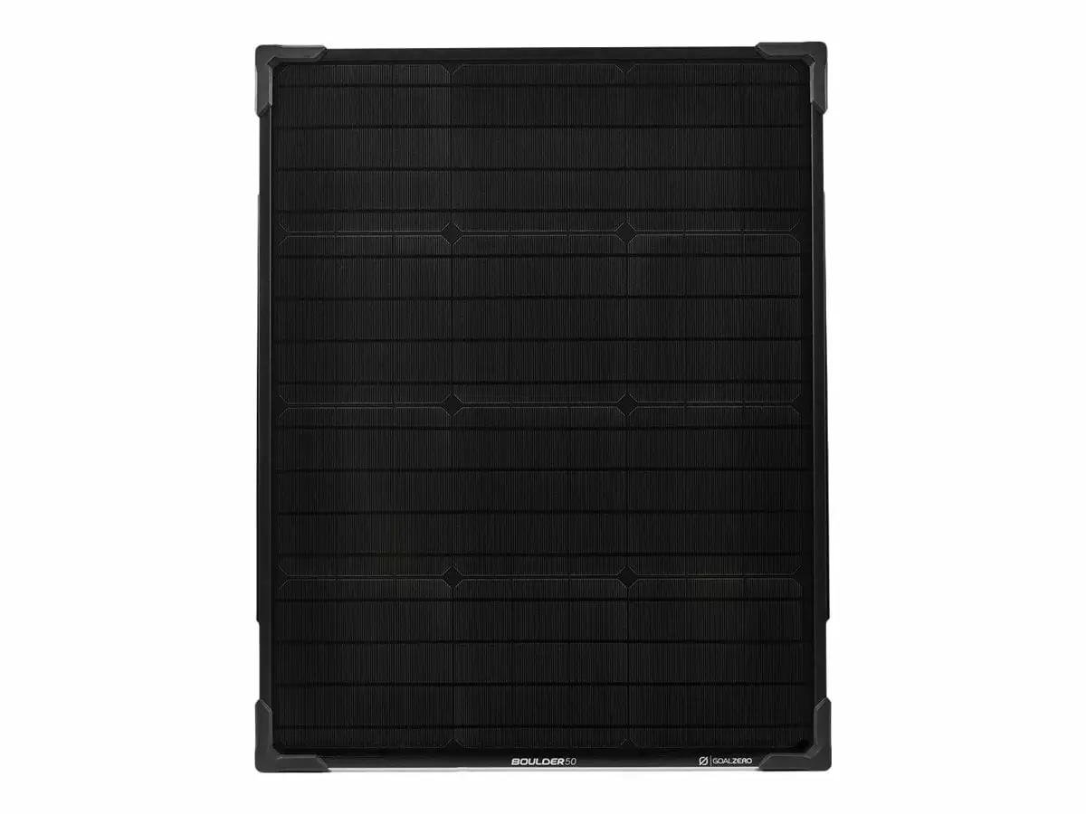 Goal Zero Boulder 50 Watt Monocrystalline Solar Panel - Outdoor Power ...