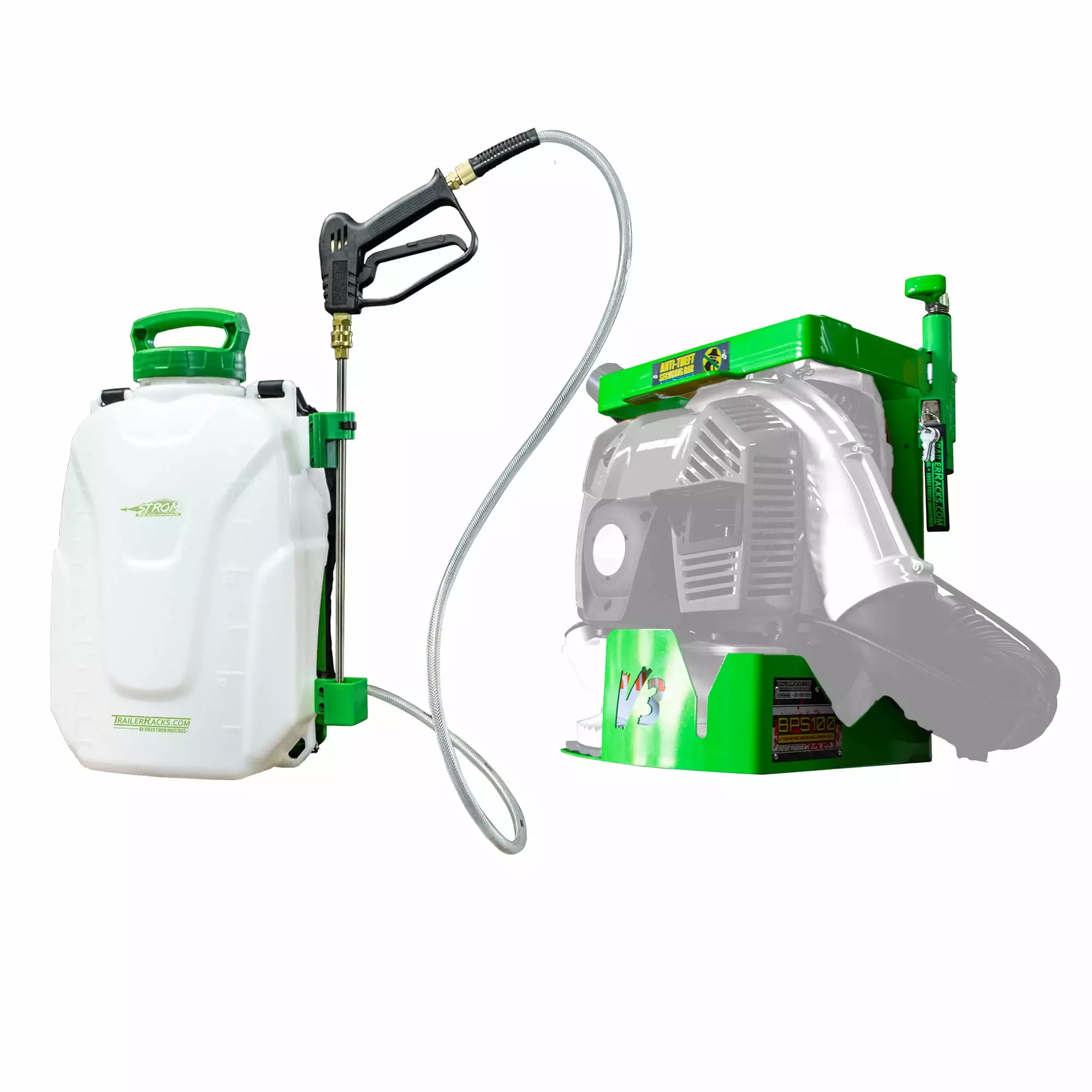 Green Touch Industries Strom Backpack Sprayer And Backpack Blower Rack ...