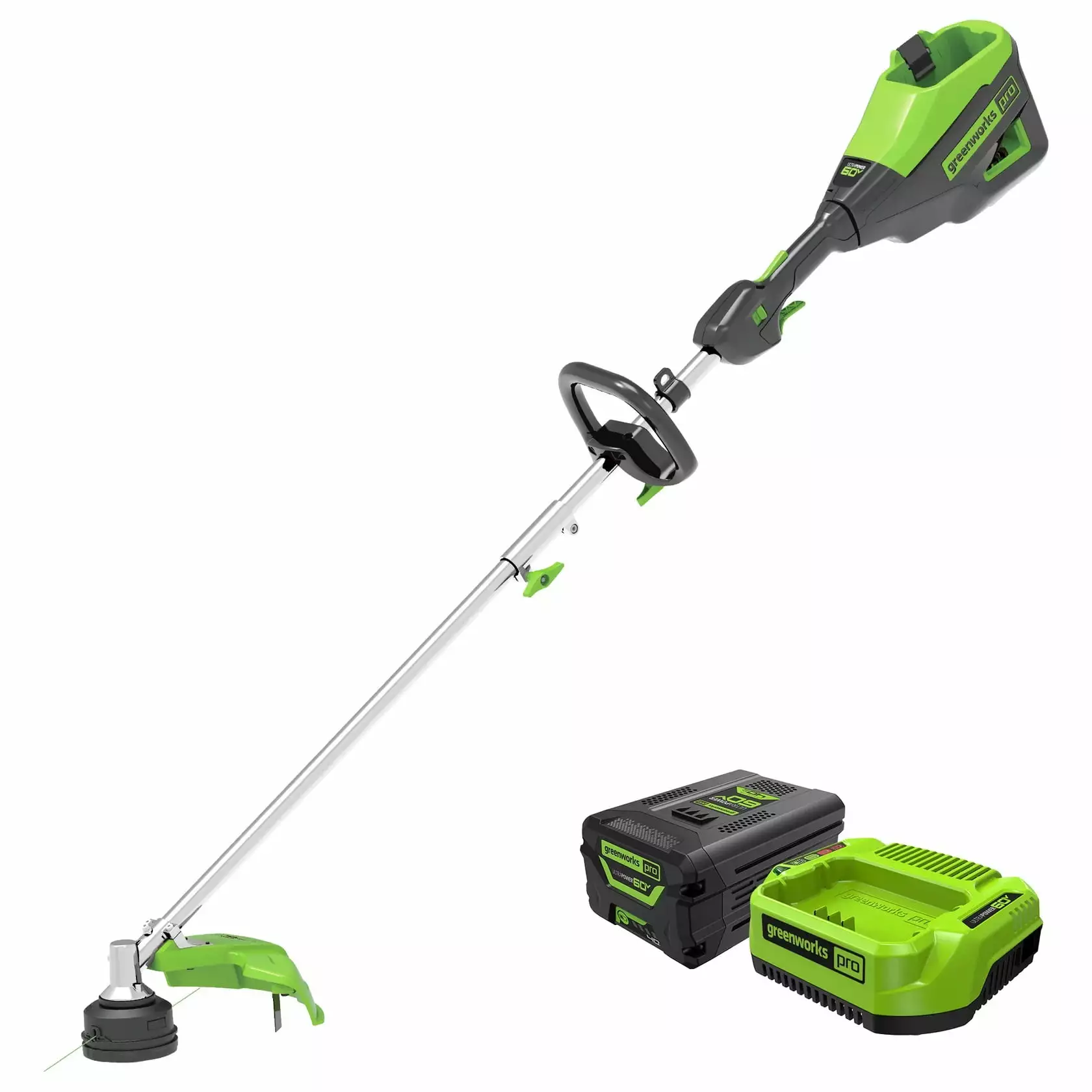 Greenworks 60V 16 Cordless Battery String Trimmer (Attachment Capable ...