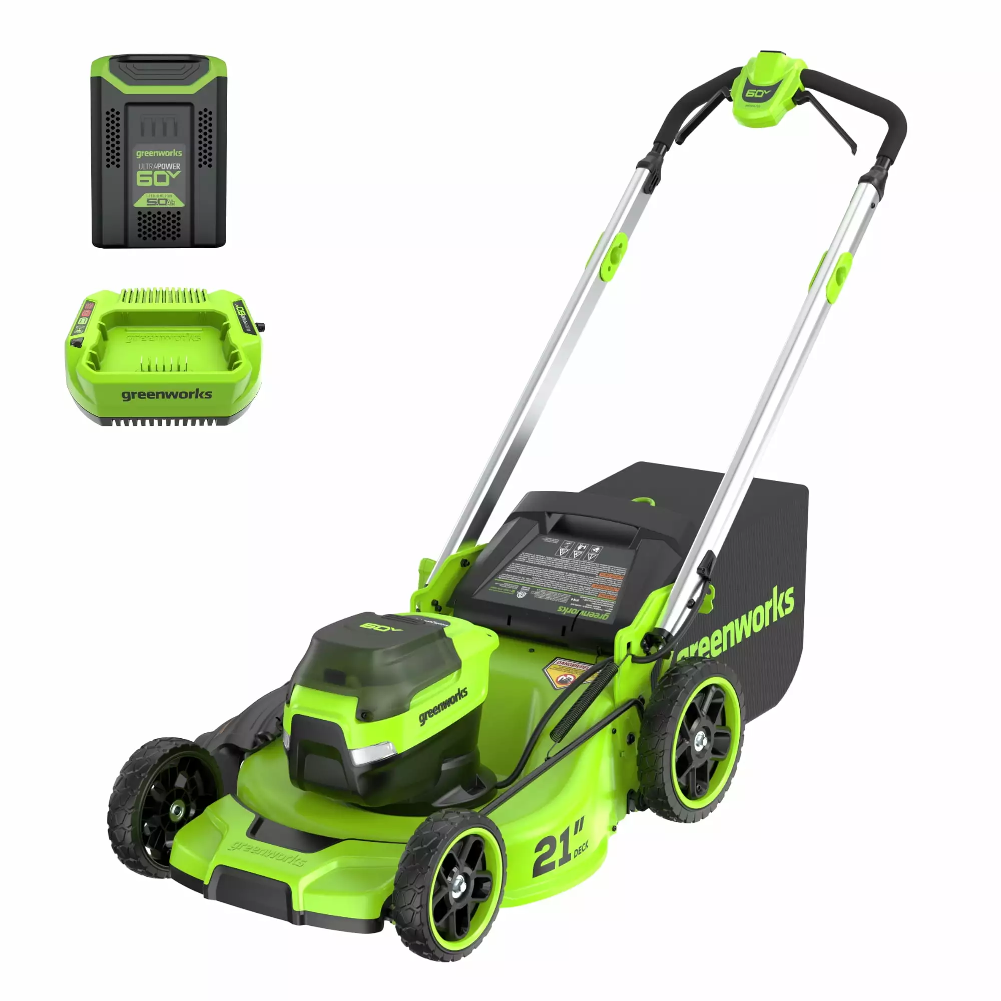 Hyper Tough 40V 18-inch Brushless Push Mower Kit With Fast Charger ...