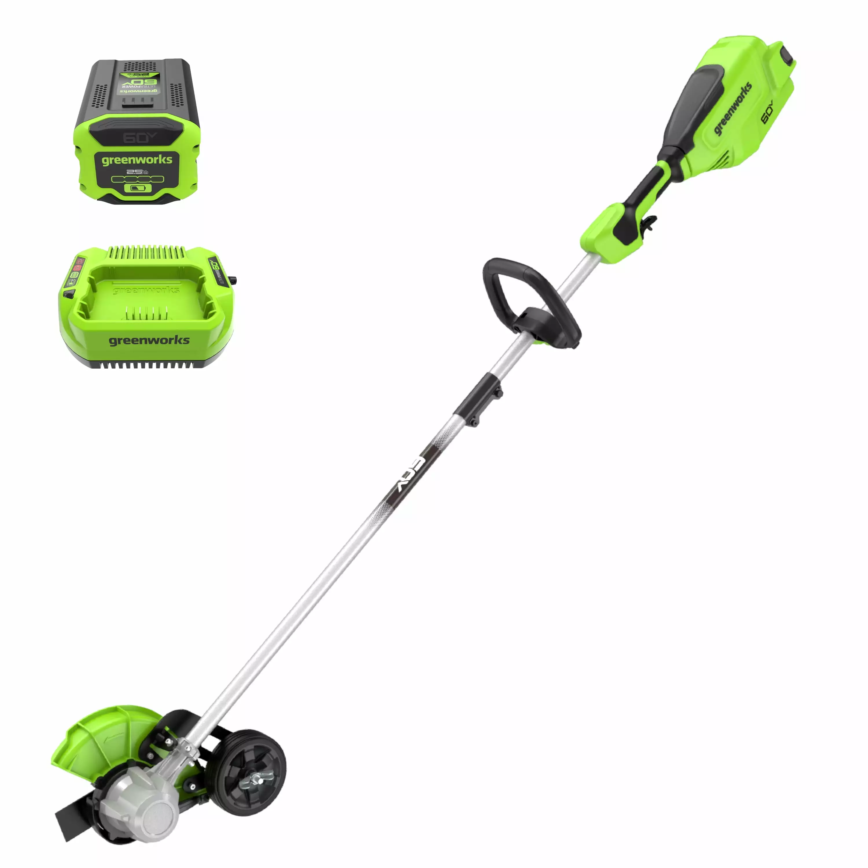 Greenworks 60V 8 Edger With (1) 2.5Ah Battery & Charger 2703302 - Outdoor Power Equipment ...