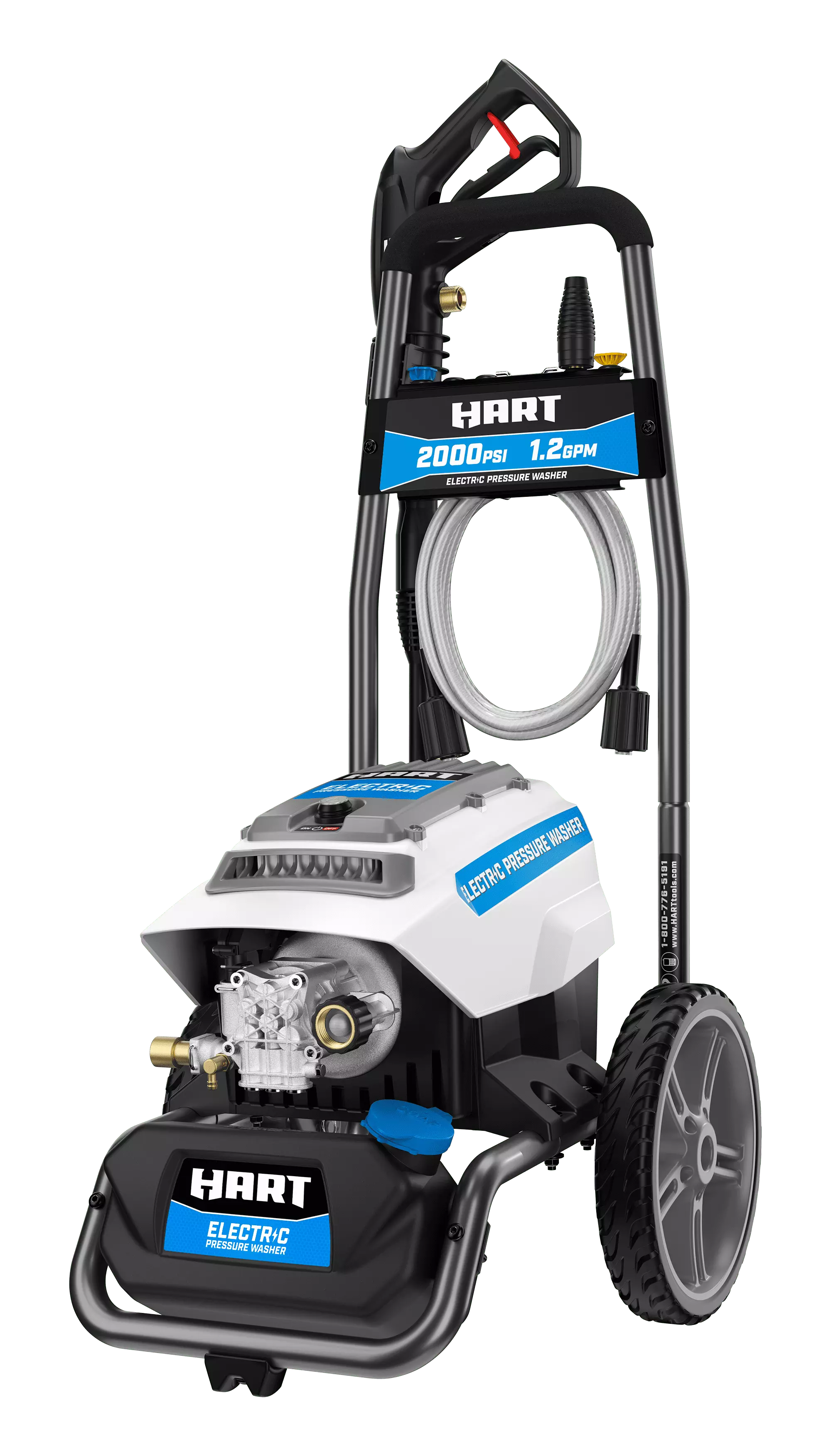 HART 2000PSI 1.2 GPM Electric Pressure Washer - Outdoor Power Equipment ...