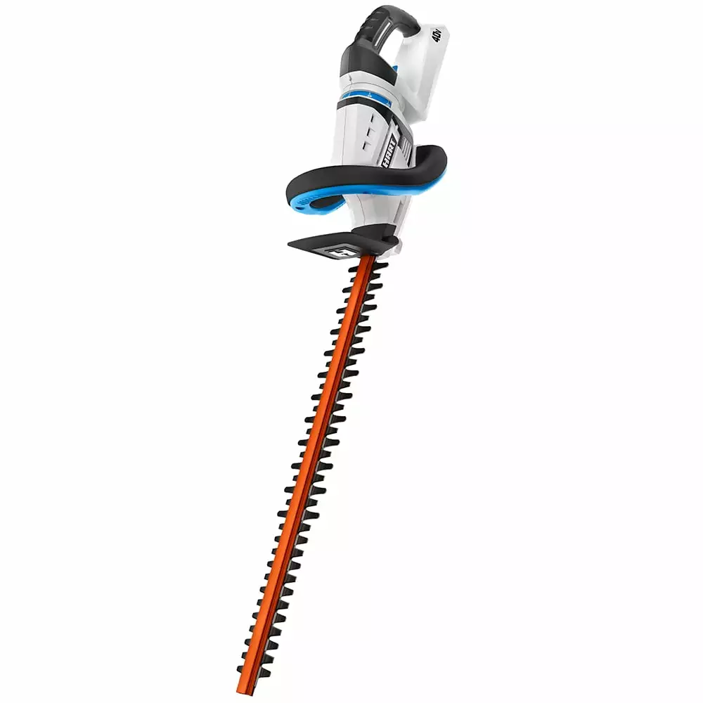 HART 40-Volt 24-inch Cordless Hedge Trimmer Kit. (1) 2.5Ah Lithium-Ion ...