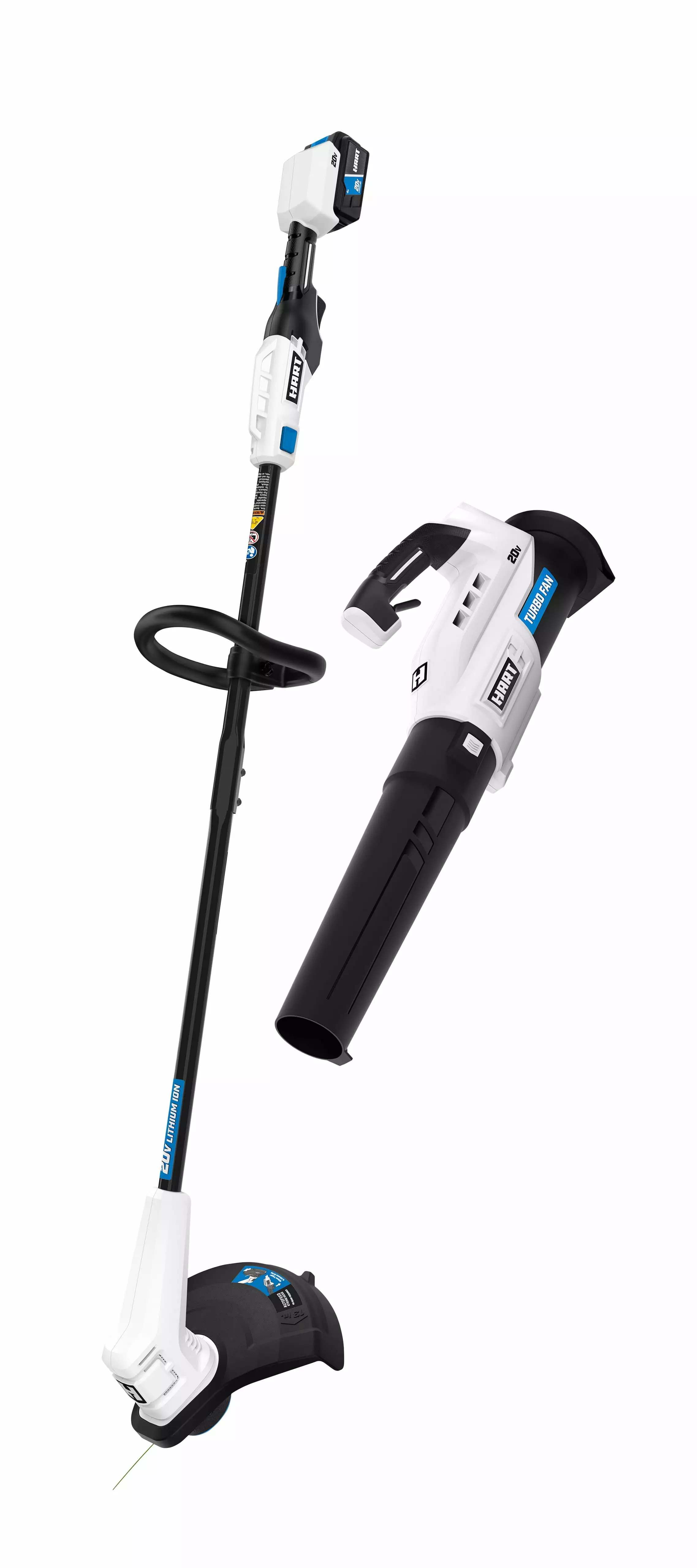 HART 20 Volt 13 Cordless Trimmer & Blower Combo Kit - Outdoor Power ...