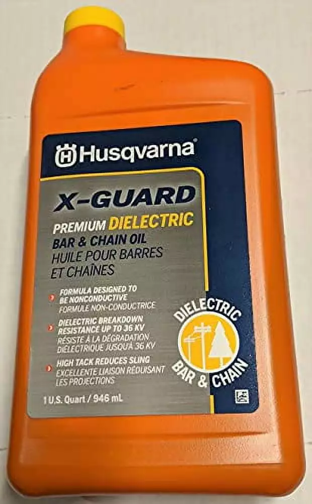 Husqvarna X-Guard Luxury Dielectric Bar & Chain Oil Quart - Outdoor ...