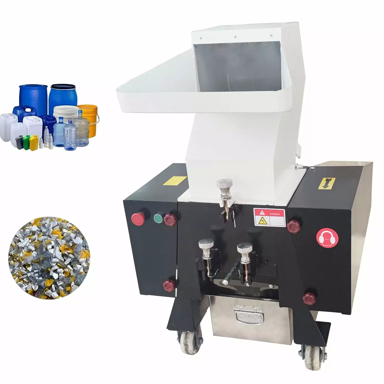 INTBUYING Type 250 Electric Plastic Shredder Plastic Bottle Crusher ...