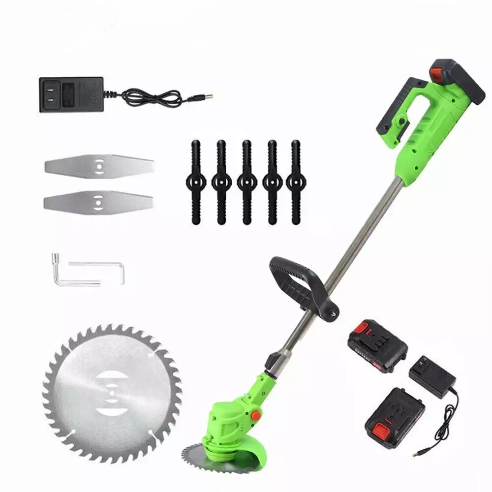 Jahy2Tech Electric Cordless Grass String Trimmer Lawn Edger Weed Eater ...