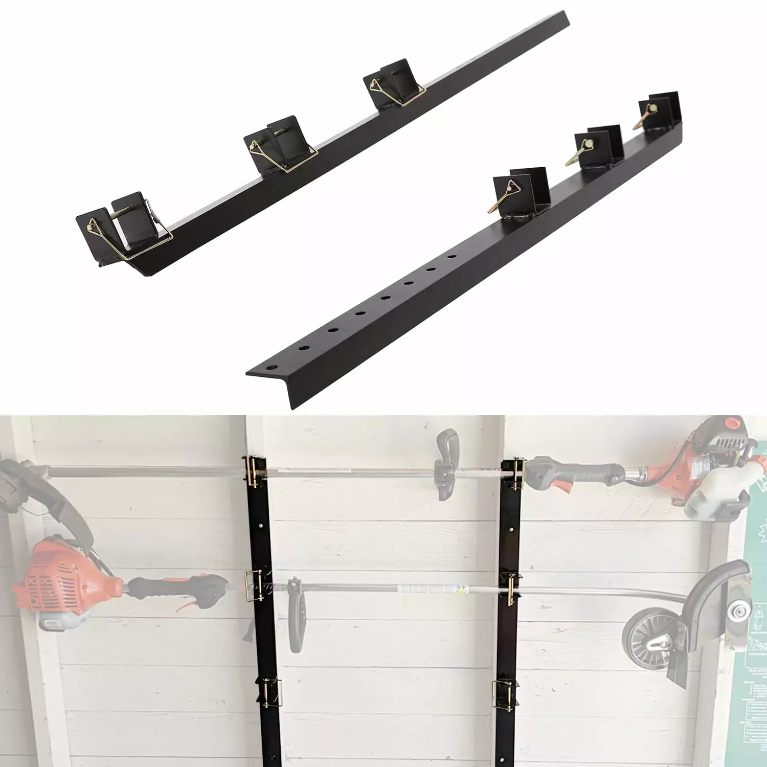 Kojem Weed Eater Rack 3 Places Trimmer Rack Holder Fit For Mount On ...