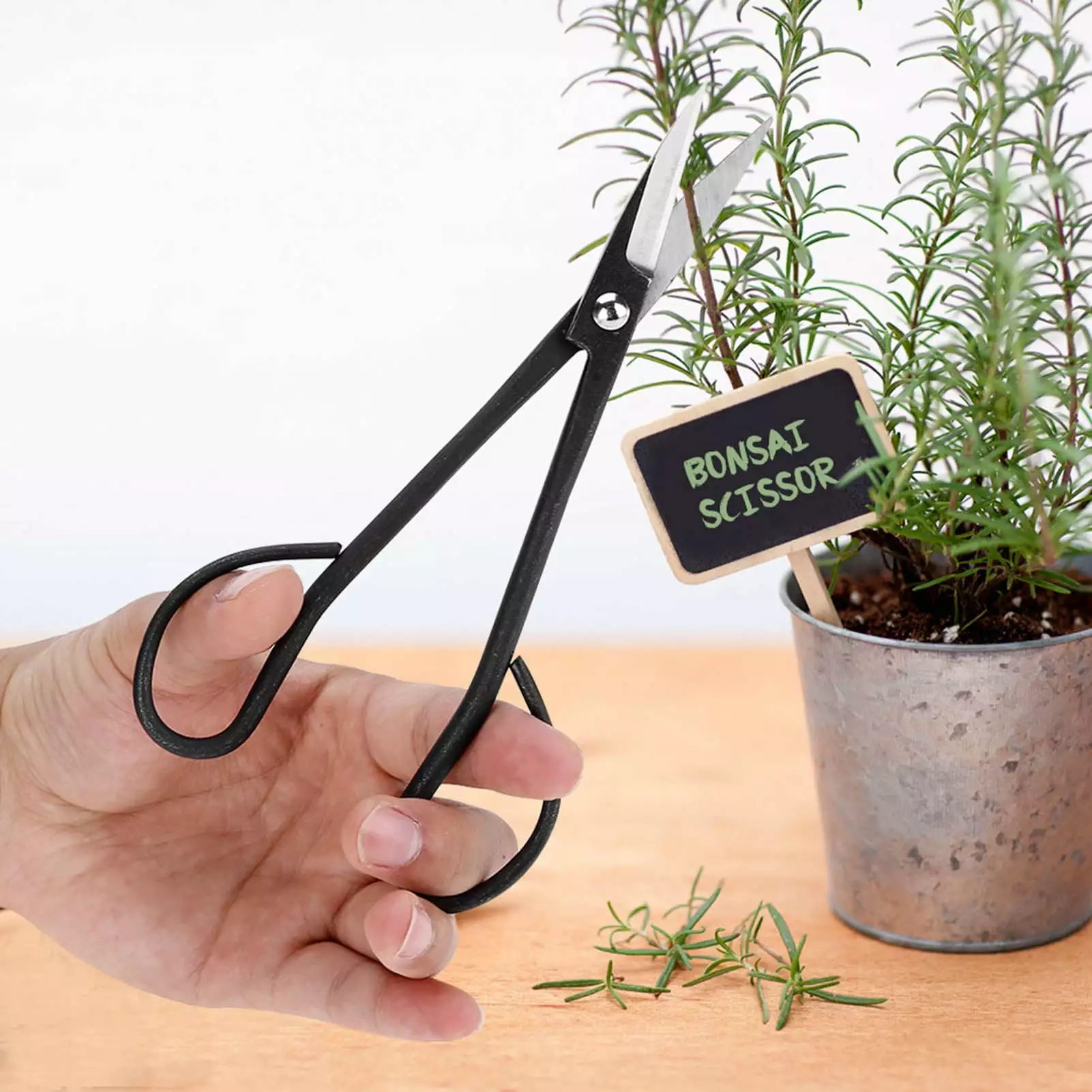 LaMaz 190mm Stainless Steel Garden Bonsai Scissors Shear Root Branch ...