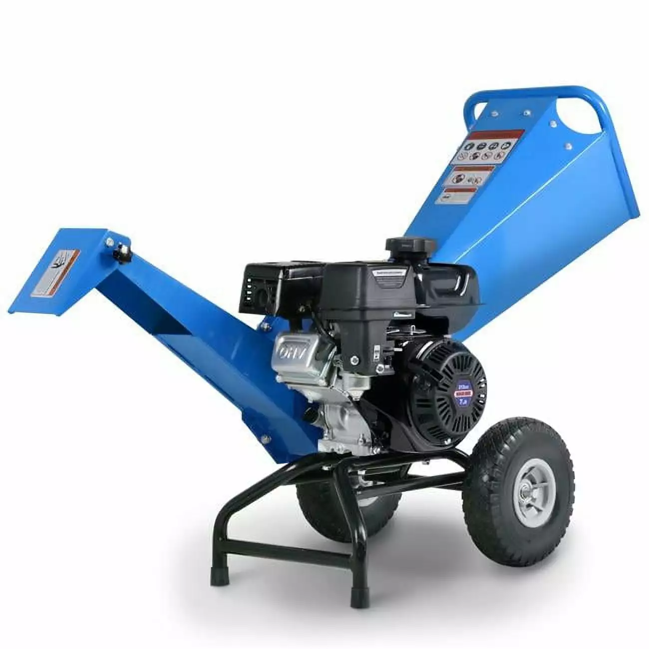 Landworks Space-saving Wood Chipper - 7HP Gas Engine. Adjustable Exit ...
