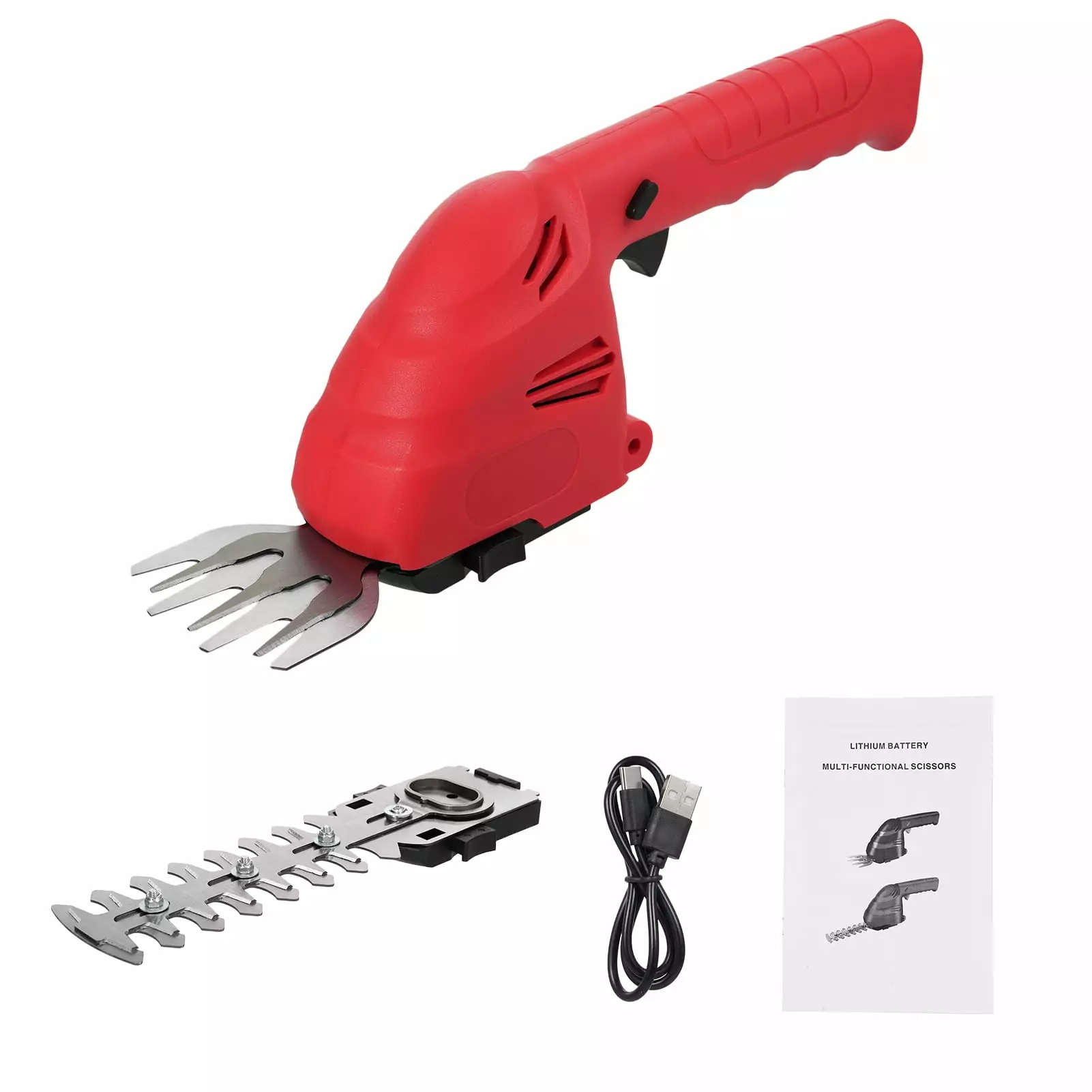 Lepmerk Hedge Trimmer. Cordless Electric Grass Trimmer With 2.0Ah ...