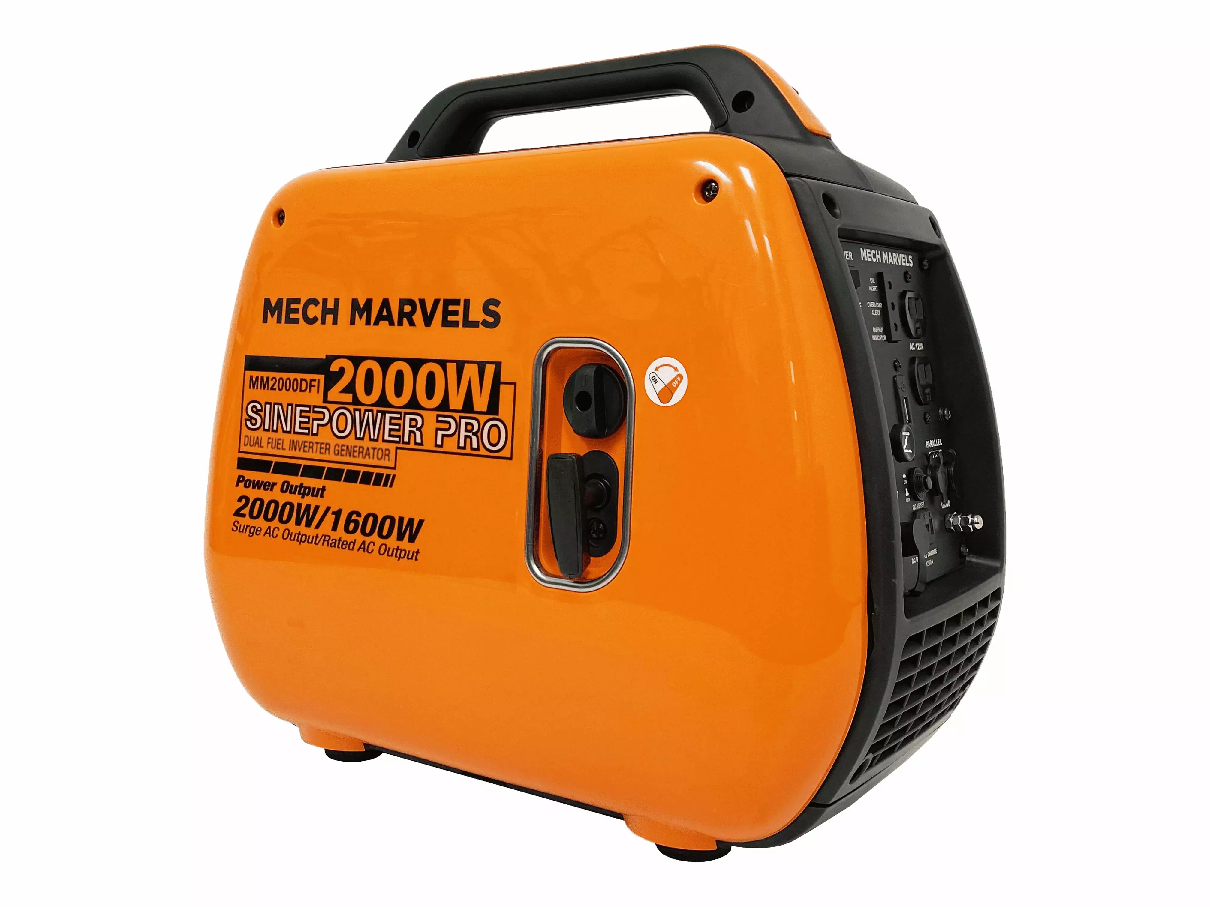 Mech Marvels Super Quiet 2000 Watt Dual Fuel Travel-friendly Inverter ...