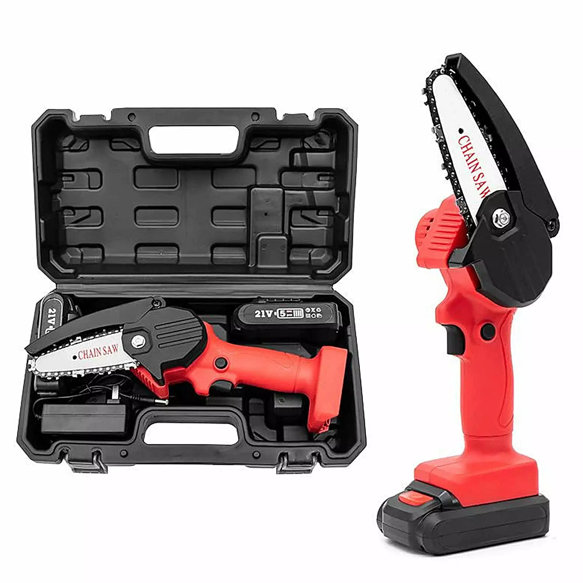 Mini Cordless Chainsaw Kit - Outdoor Power Equipment & Garden Tools