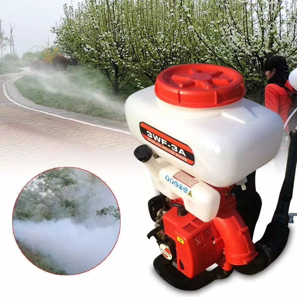 Miumaeov Agricultural Mist Duster Sprayer. 43CC Backpack Gasoline Powered Garden Blower Machine ...