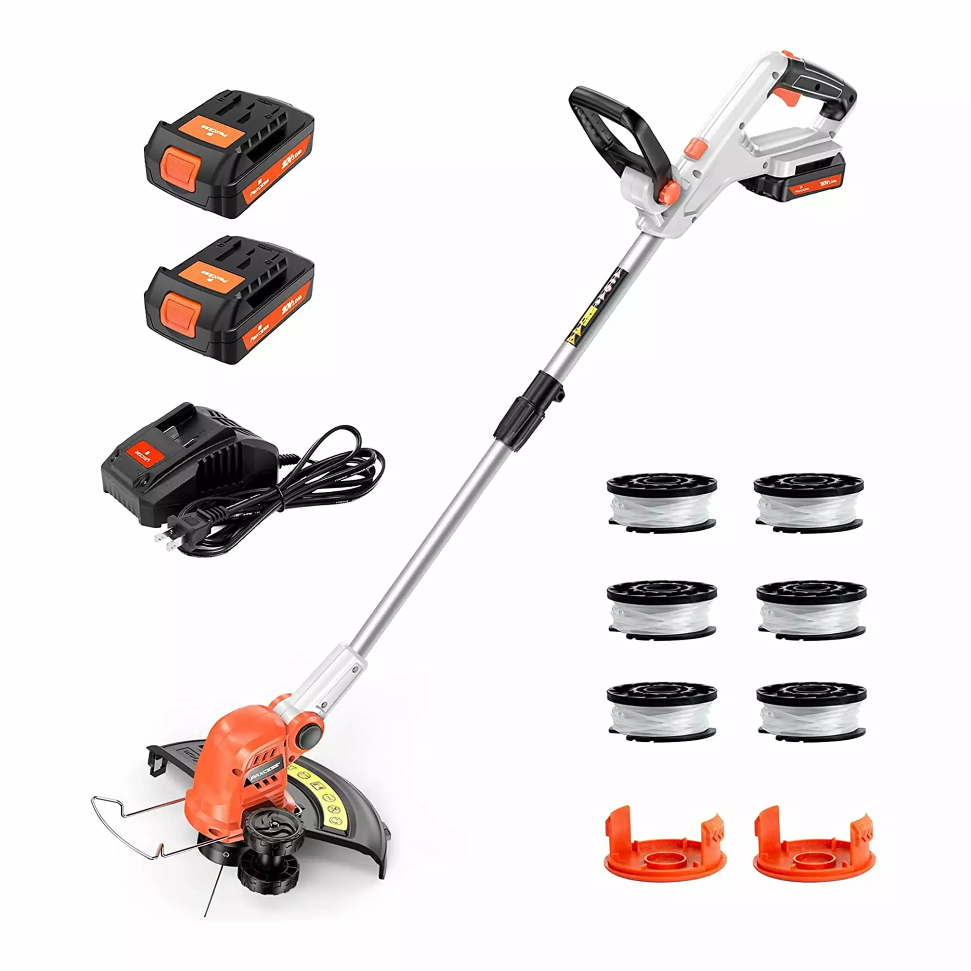 PAXCESS SF8A220 20 V 12 Inch Cordless String Trimmer Yard Tool With ...