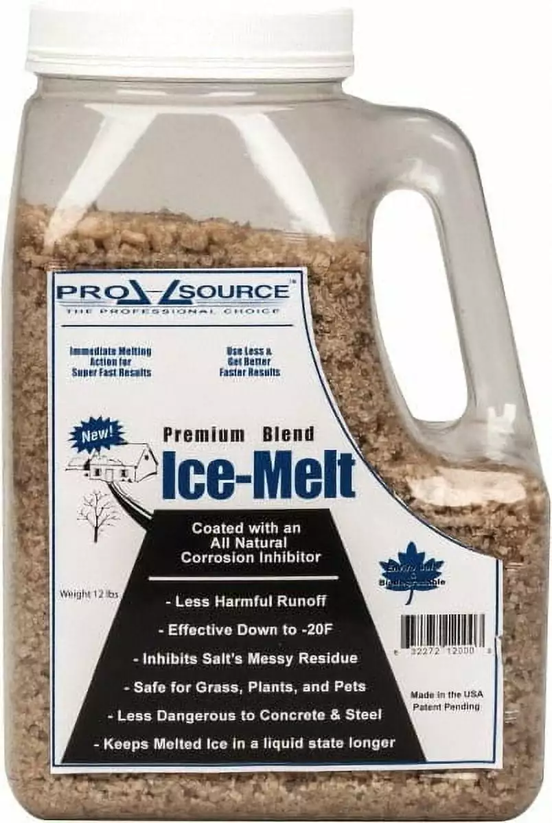 PRO SOURCE Ice & Snow Melter & De-Icer With Magnesium Chloride: 12 Lb ...